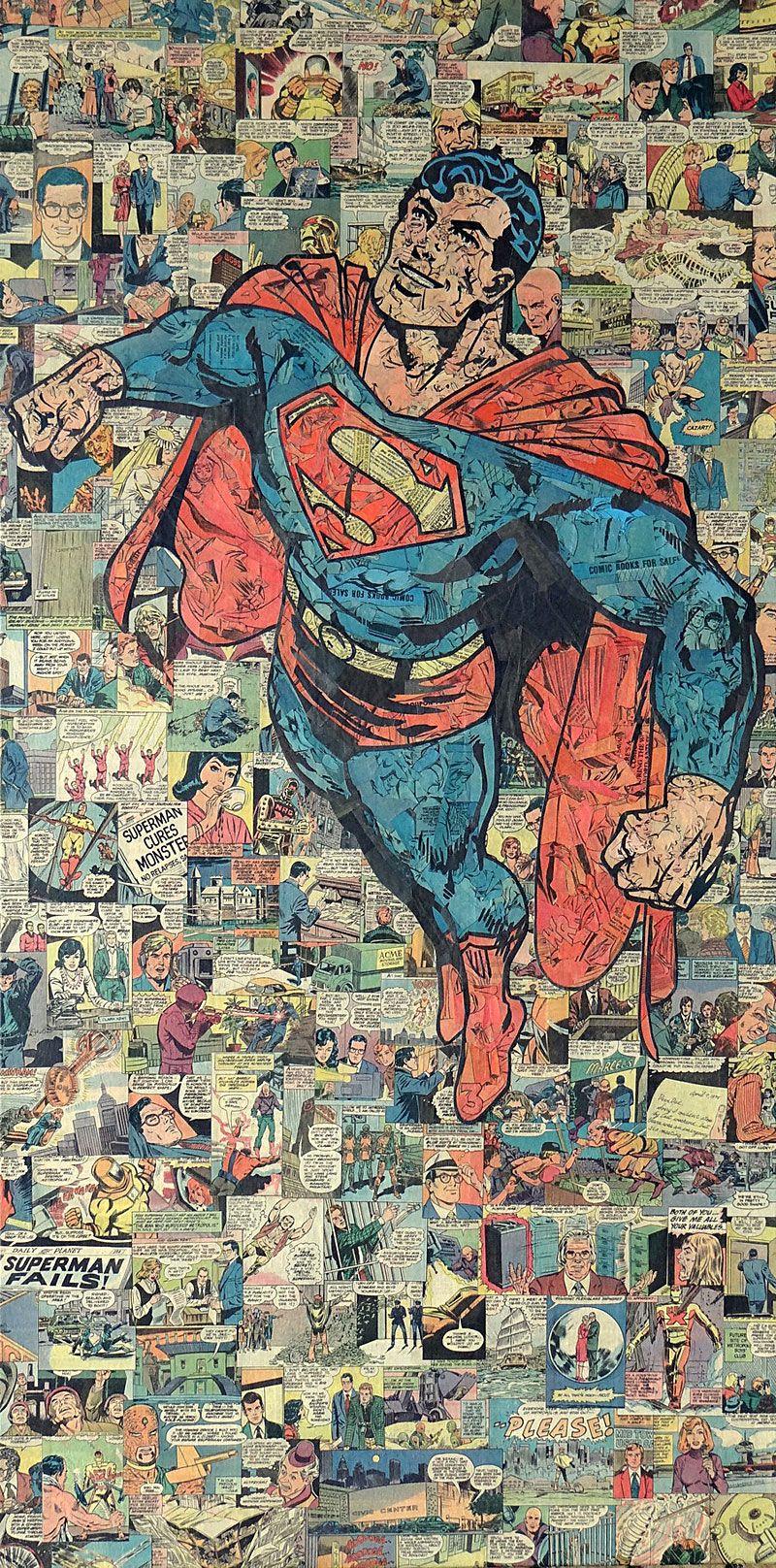 Comic Book Collage Wallpapers - Top Free Comic Book Collage Backgrounds ...