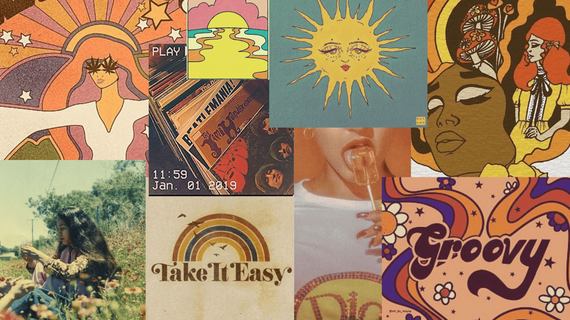 70s Collage Wallpapers - Top Free 70s Collage Backgrounds - WallpaperAccess