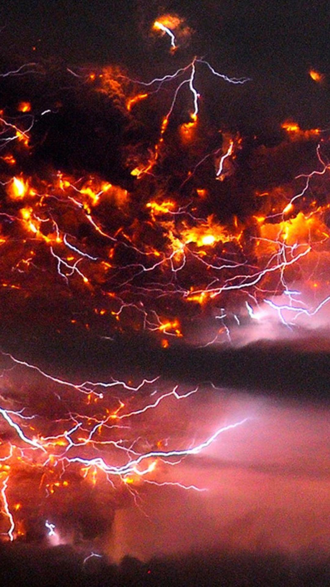 Red Lightning Phone Wallpapers - Top Free Red Lightning Phone ...