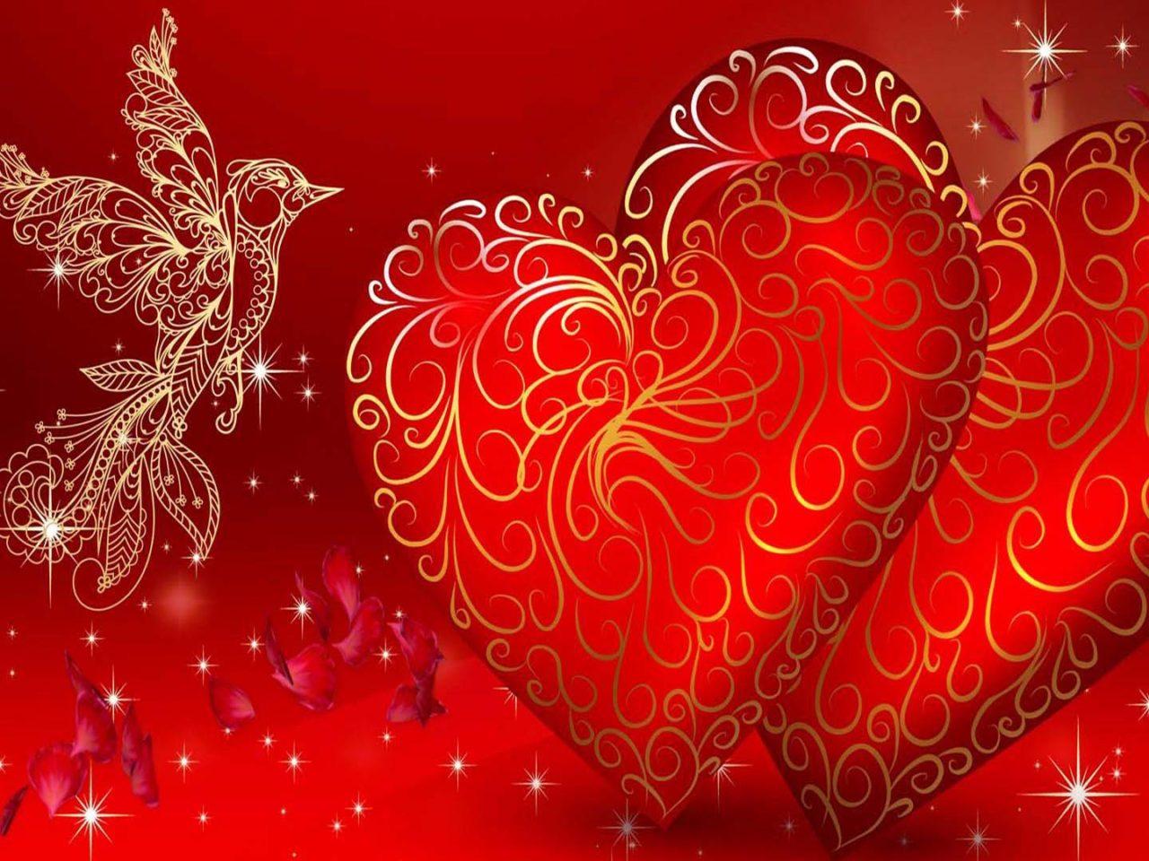 Red Heart Desktop Wallpapers - Top Free Red Heart Desktop Backgrounds ...