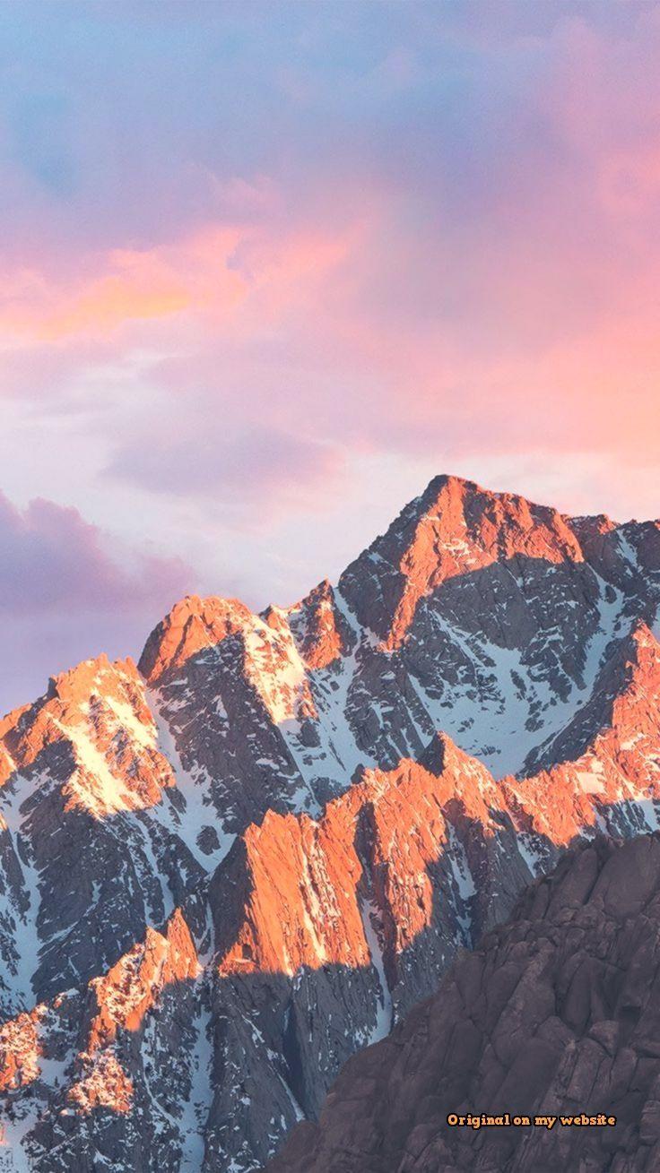 Pink Mountain Sunset Wallpapers - Top Free Pink Mountain Sunset ...