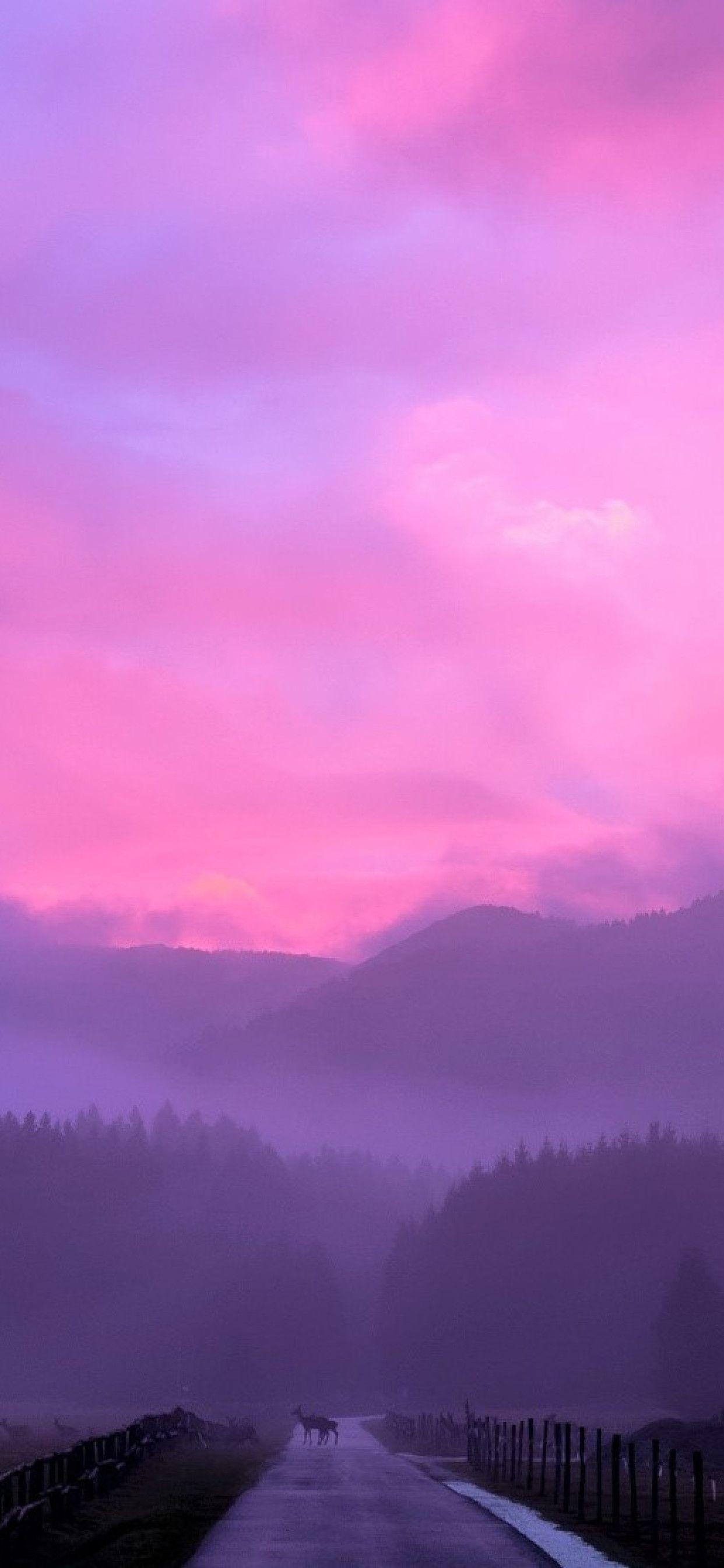 Pink Mountain Sunset Wallpapers - Top Free Pink Mountain Sunset ...