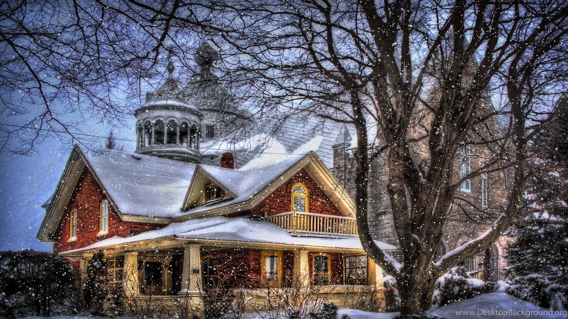 Victorian Christmas House Wallpapers - Top Free Victorian Christmas ...