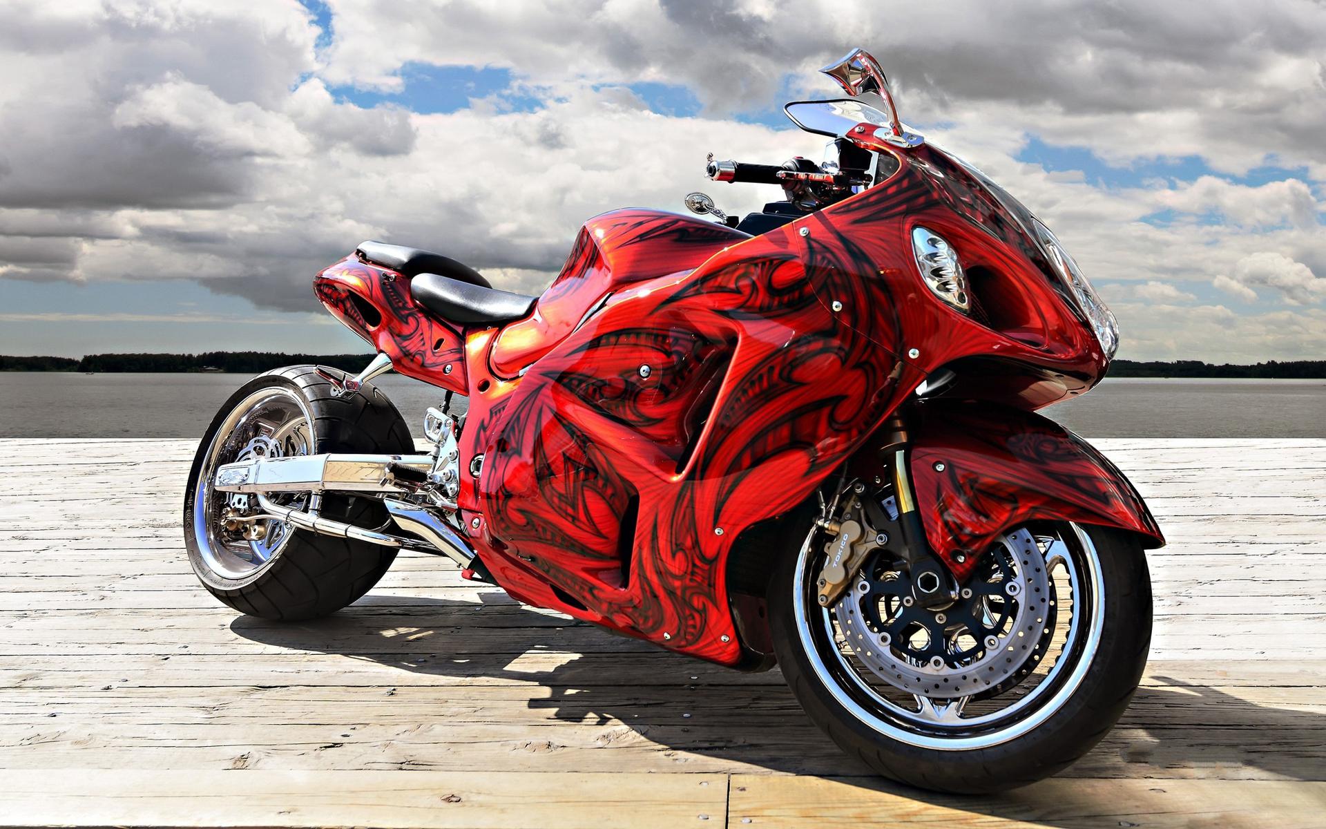 Red Motorbike Wallpapers - Top Free Red Motorbike Backgrounds ...