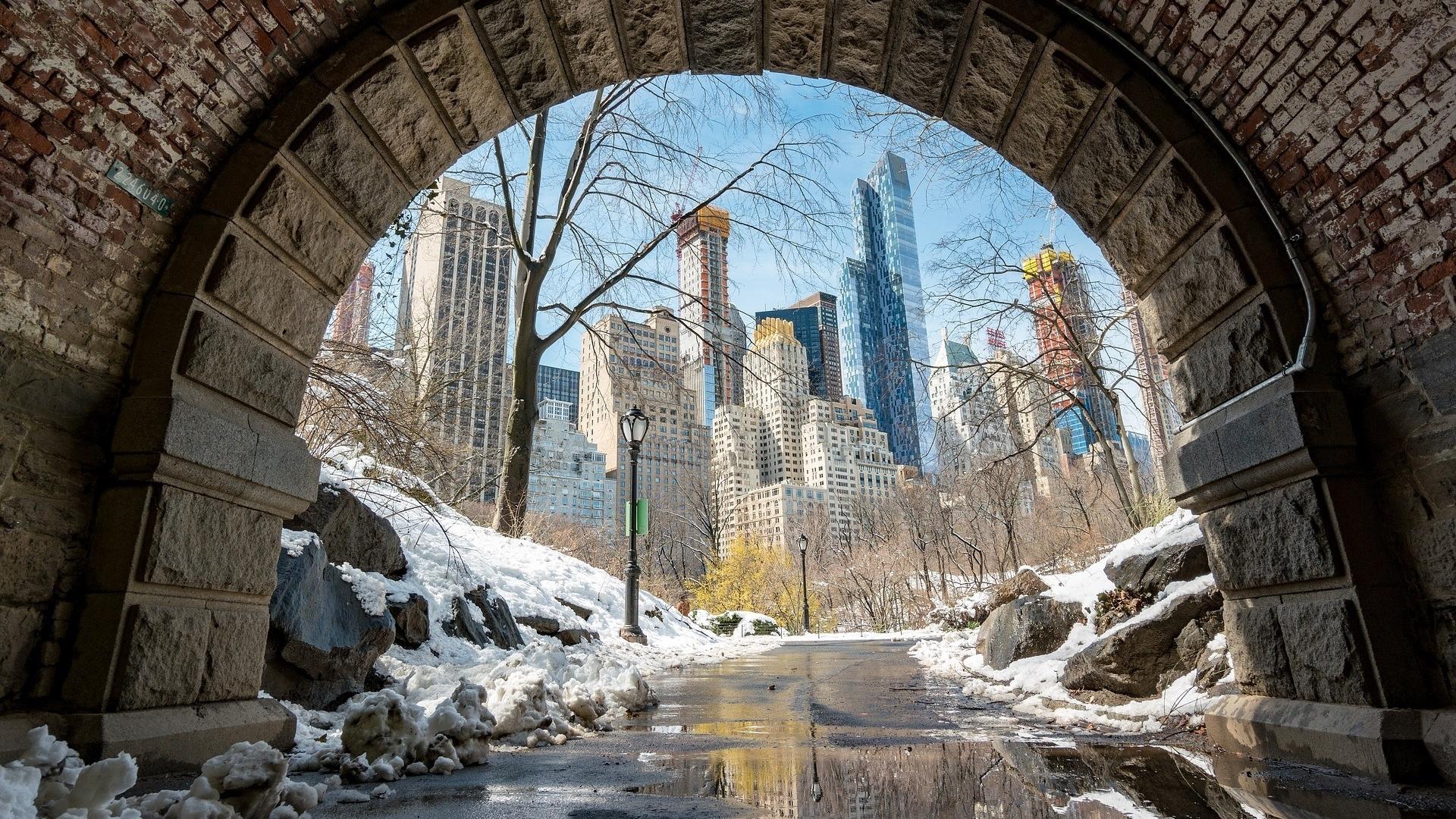 Manhattan Winter Wallpapers - Top Free Manhattan Winter Backgrounds ...