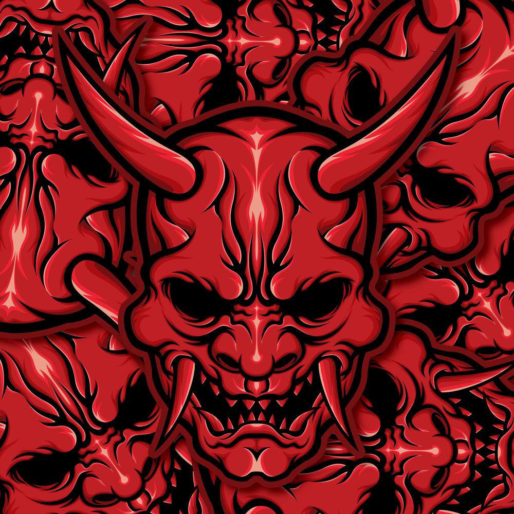 Japanese Oni Mask Wallpapers - Top Free Japanese Oni Mask Backgrounds ...