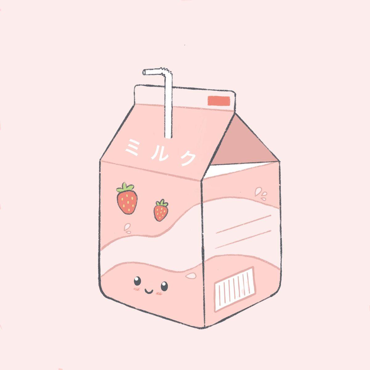 Kawaii Milk Wallpapers - Top Free Kawaii Milk Backgrounds - WallpaperAccess