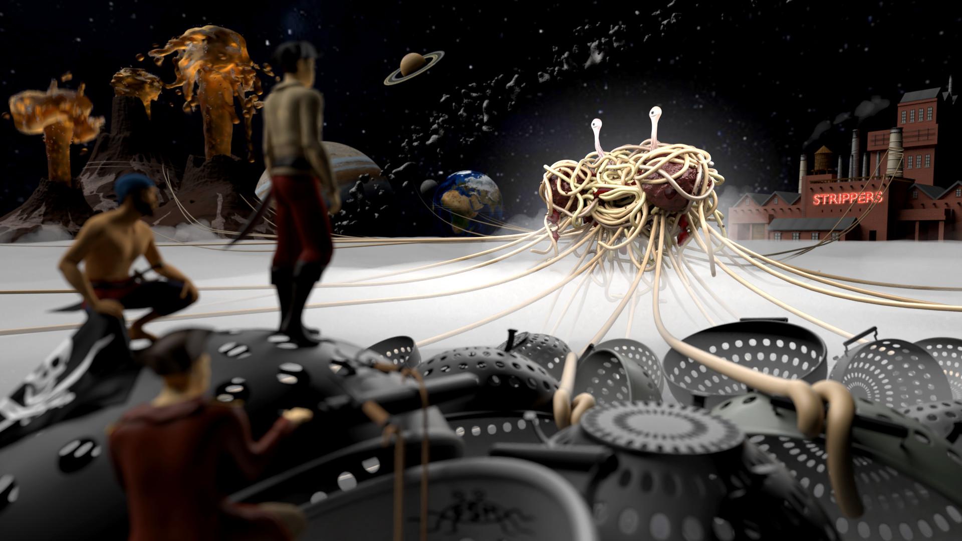 Flying Spaghetti Monster Wallpapers - Top Free Flying Spaghetti Monster ...
