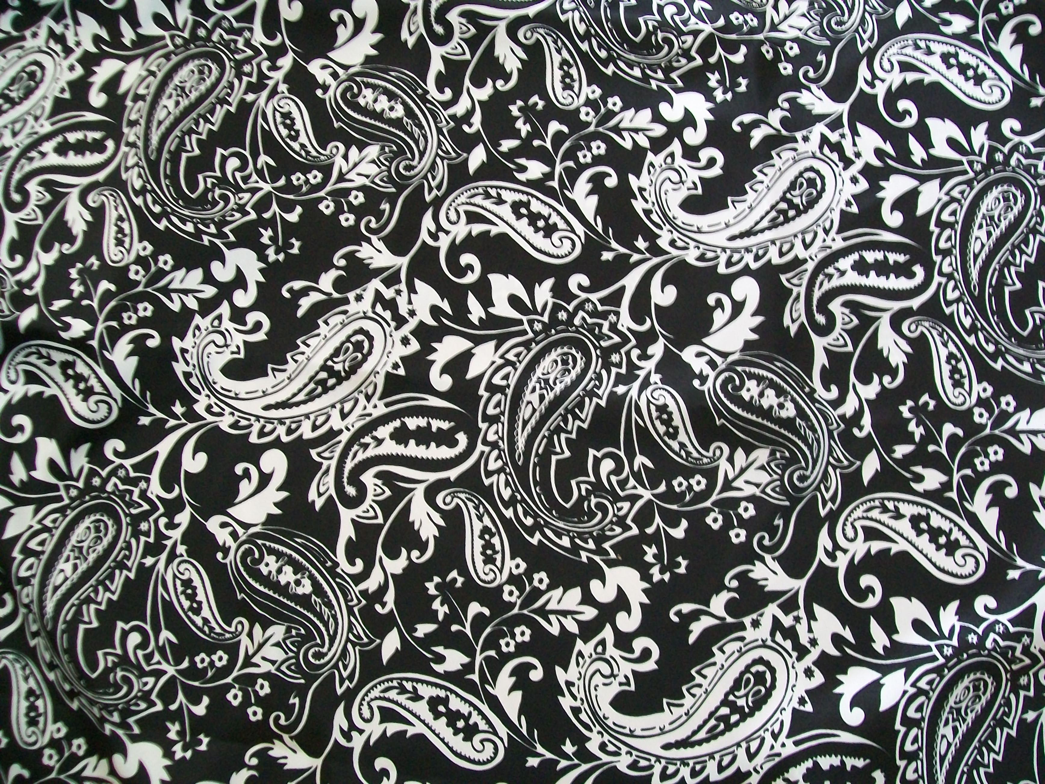 Black White Paisley Wallpapers - Top Free Black White Paisley ...