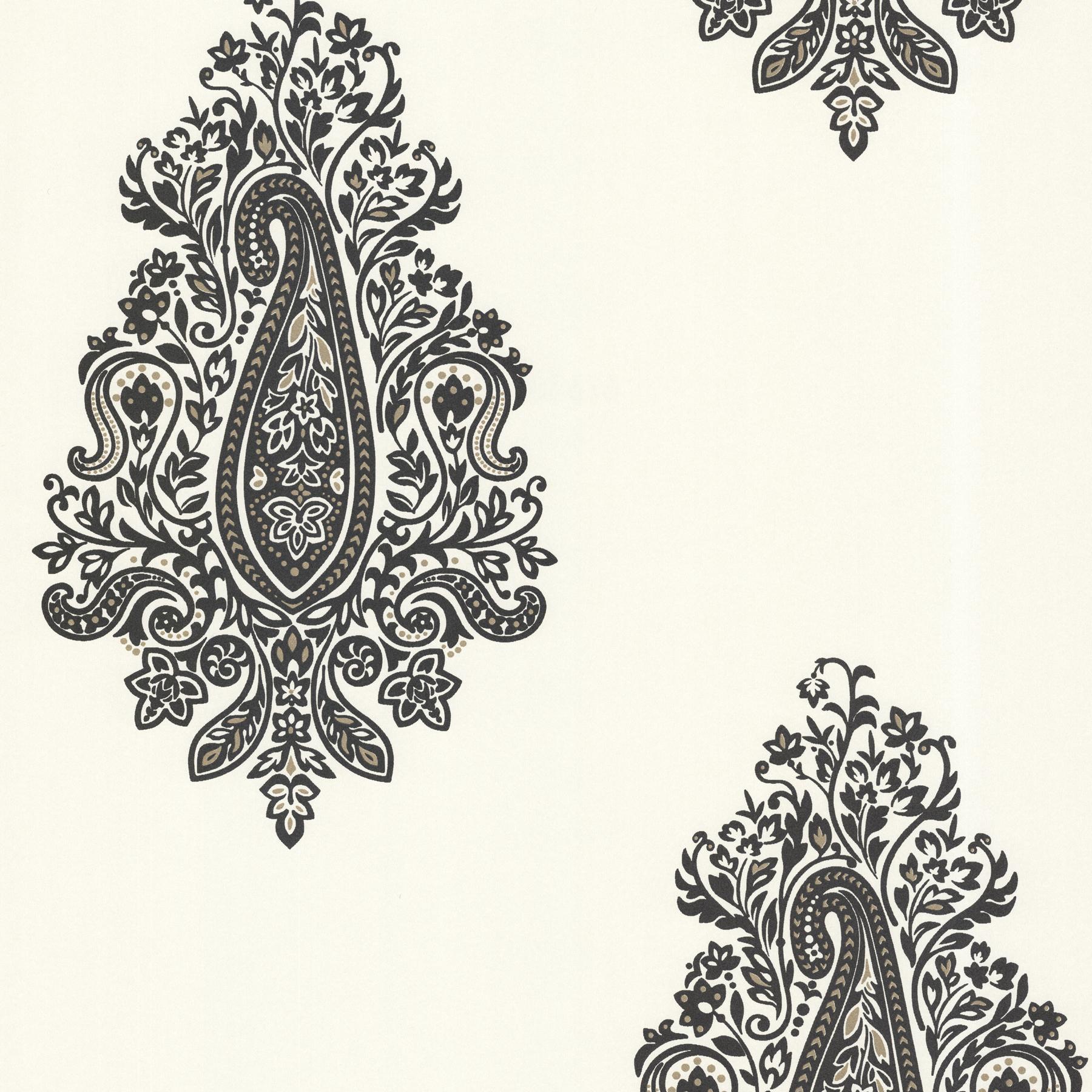 Black White Paisley Wallpapers - Top Free Black White Paisley ...