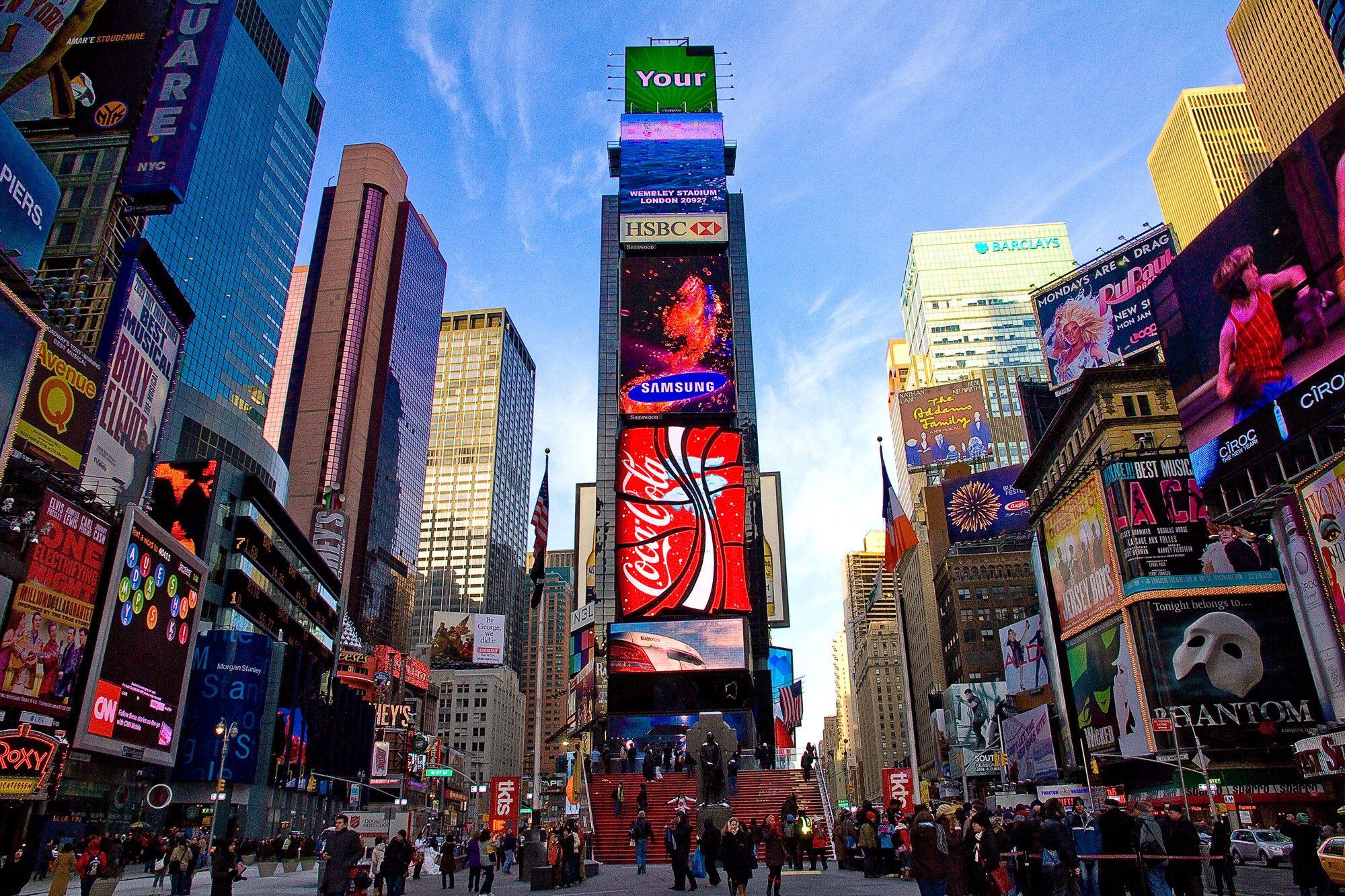 NYC Times Square Wallpapers Top Free NYC Times Square Backgrounds