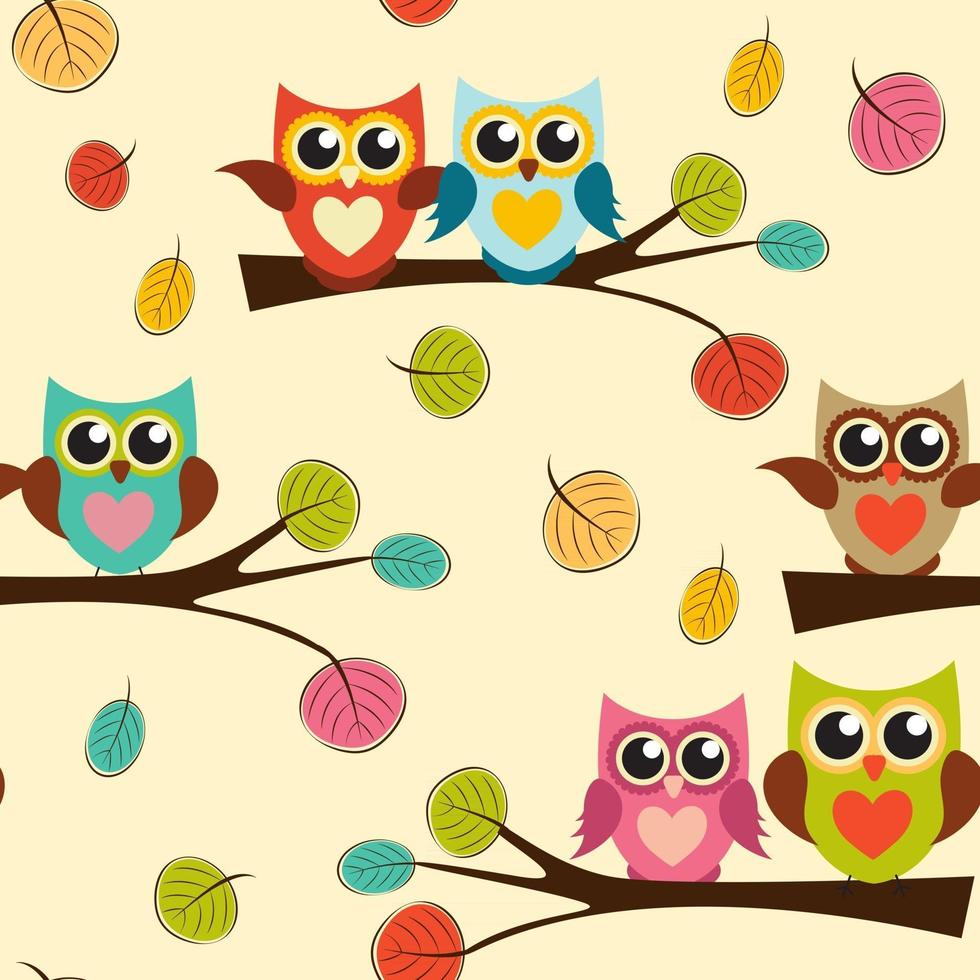 Cute Owl Pattern Wallpapers - Top Free Cute Owl Pattern Backgrounds ...