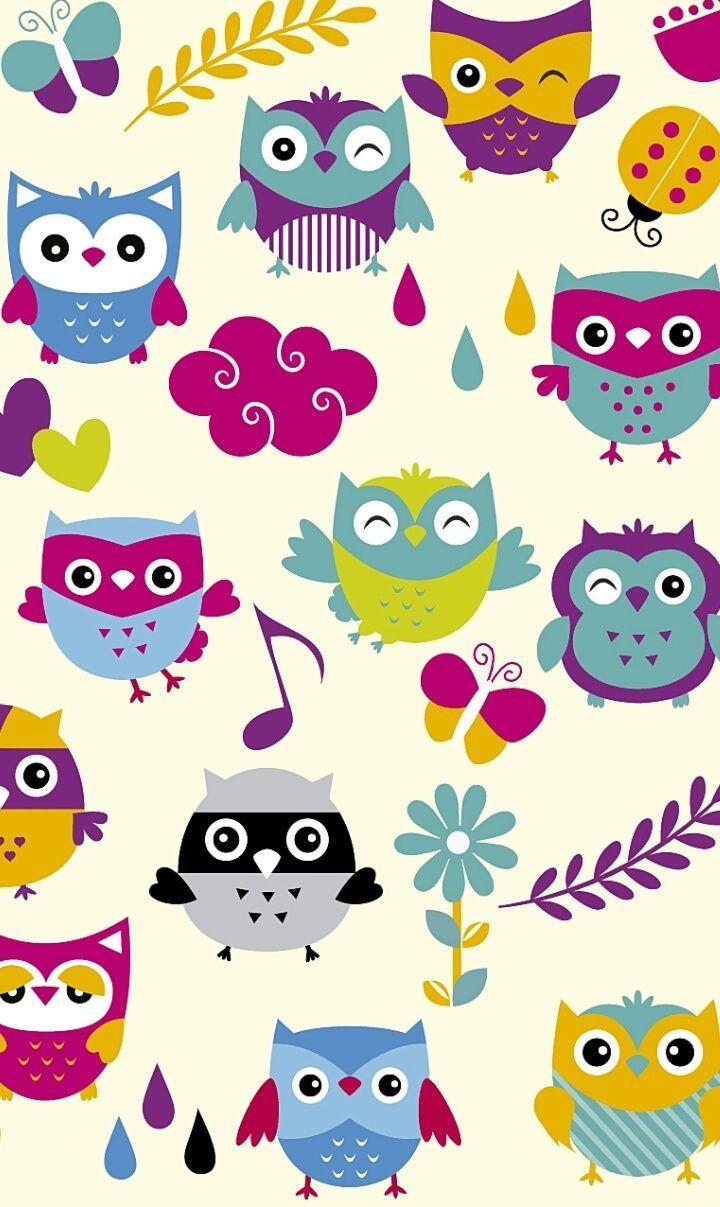 Cute Owl Pattern Wallpapers - Top Free Cute Owl Pattern Backgrounds ...