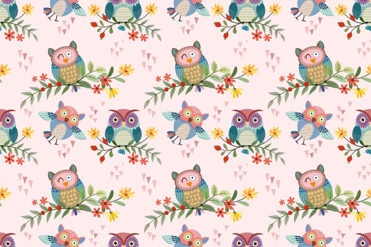 Cute Owl Pattern Wallpapers - Top Free Cute Owl Pattern Backgrounds ...