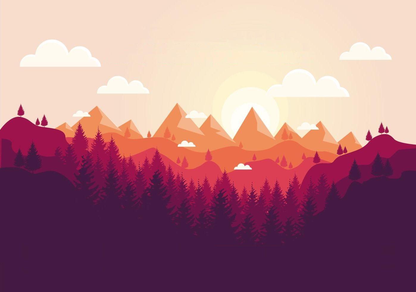Vector Landscape Wallpapers - Top Free Vector Landscape Backgrounds ...