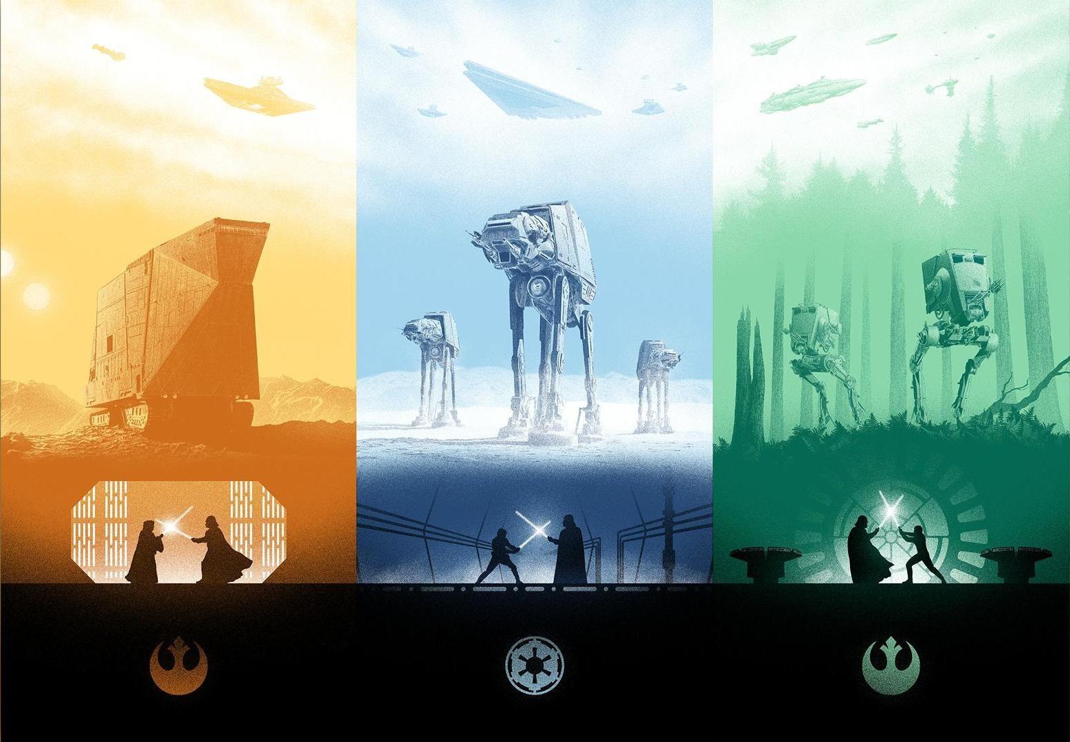Star Wars Collage Wallpapers - Top Free Star Wars Collage Backgrounds ...