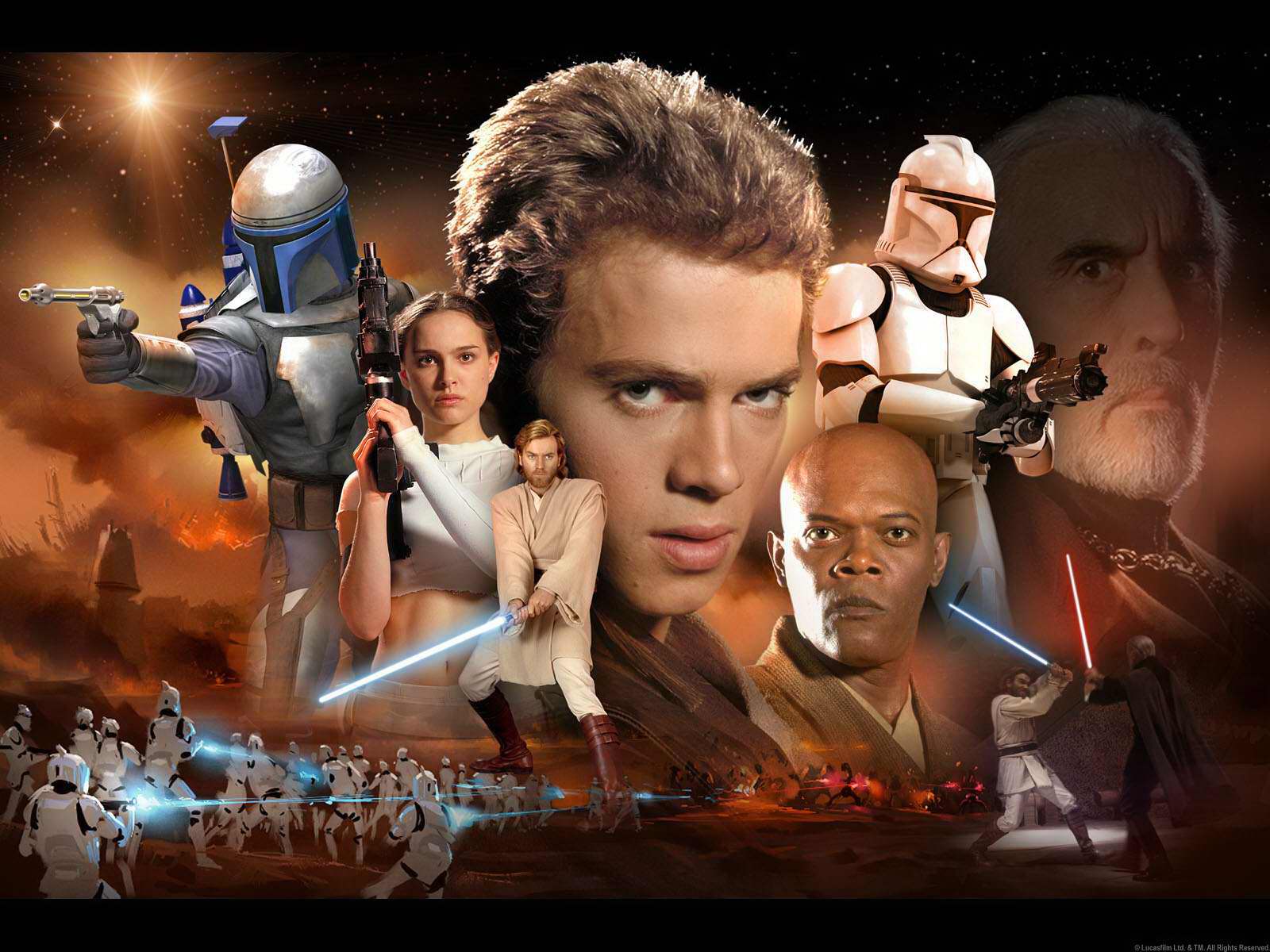 Star Wars Collage Wallpapers - Top Free Star Wars Collage Backgrounds ...