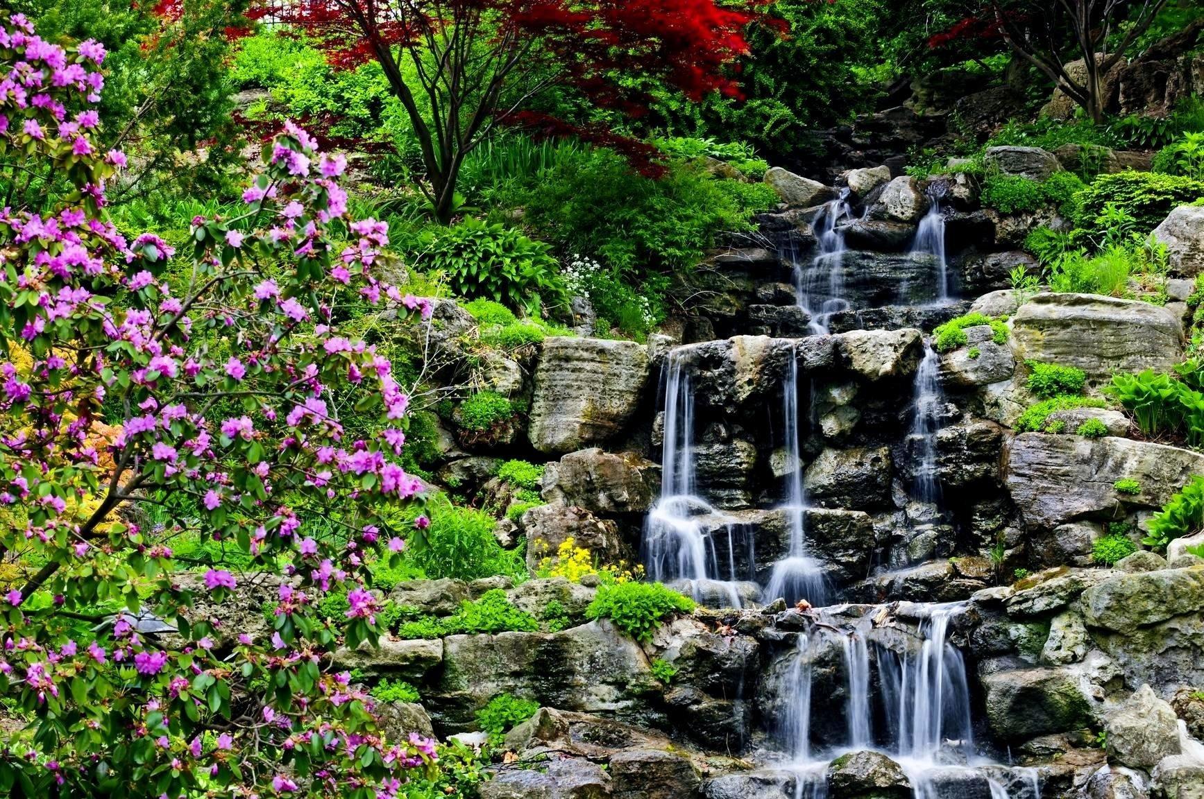 Flower Waterfall Wallpapers - Top Free Flower Waterfall Backgrounds ...