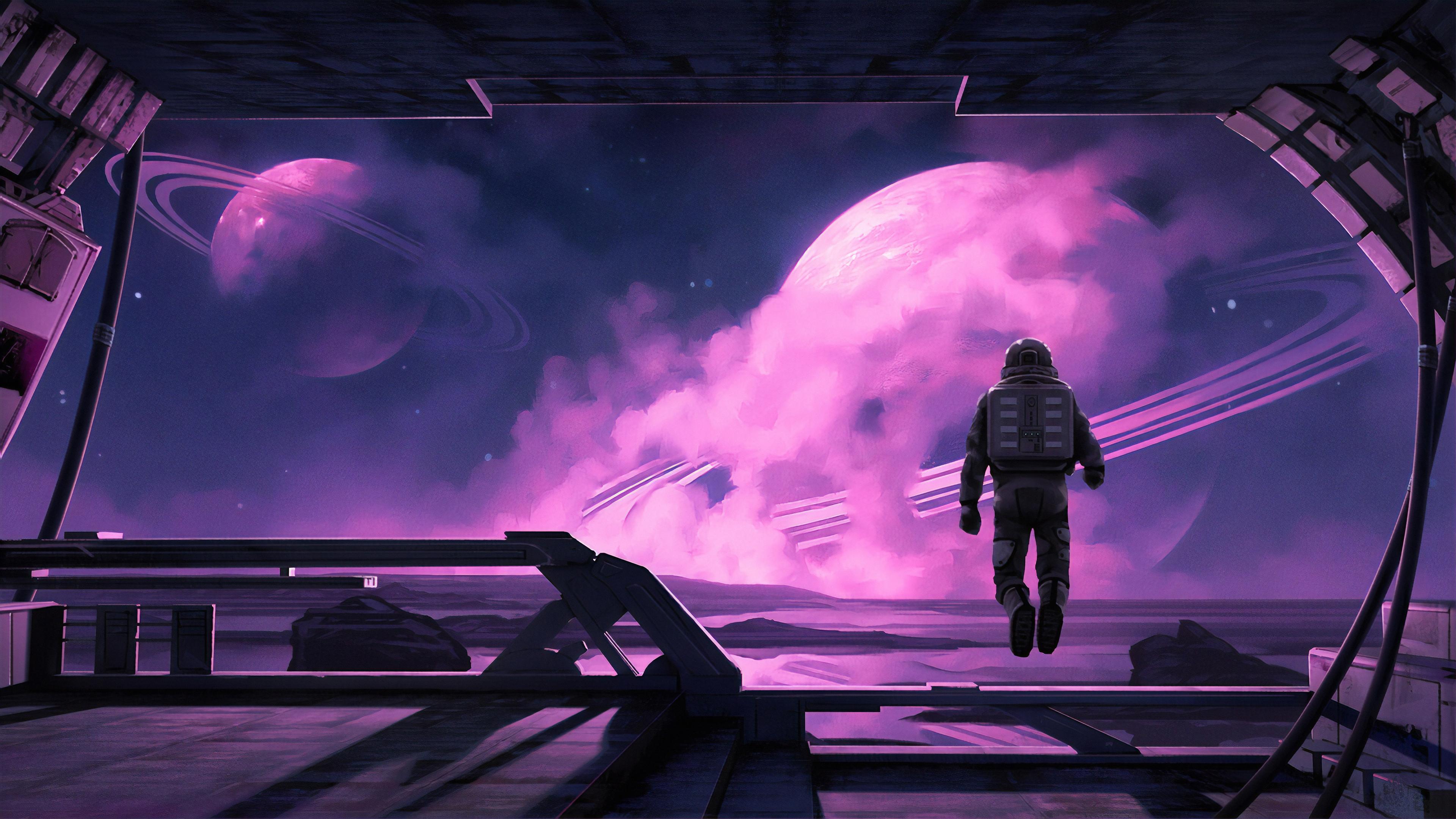 Purple Astronaut Wallpapers - Top Free Purple Astronaut Backgrounds ...