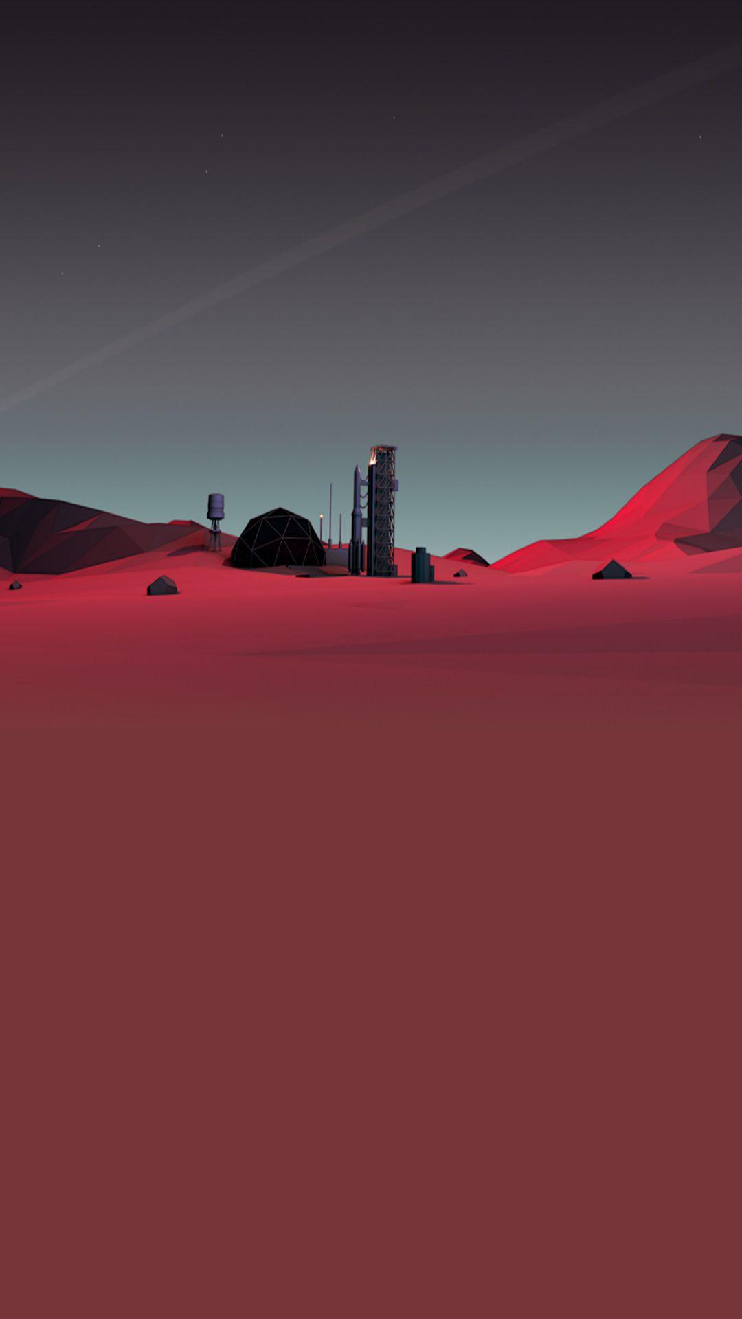 Minimalist Mars Wallpapers - Top Free Minimalist Mars Backgrounds ...