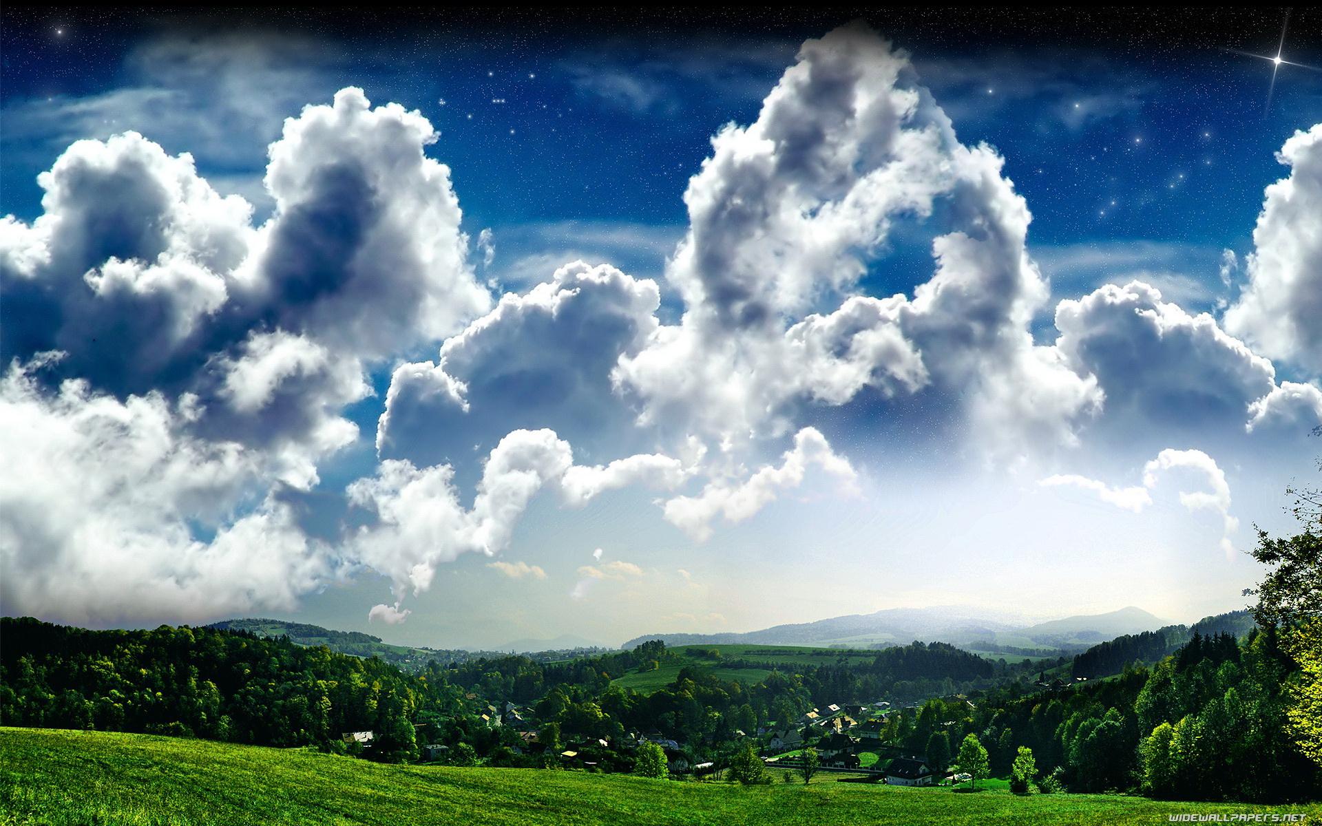 Earth and Clouds Wallpapers - Top Free Earth and Clouds Backgrounds ...