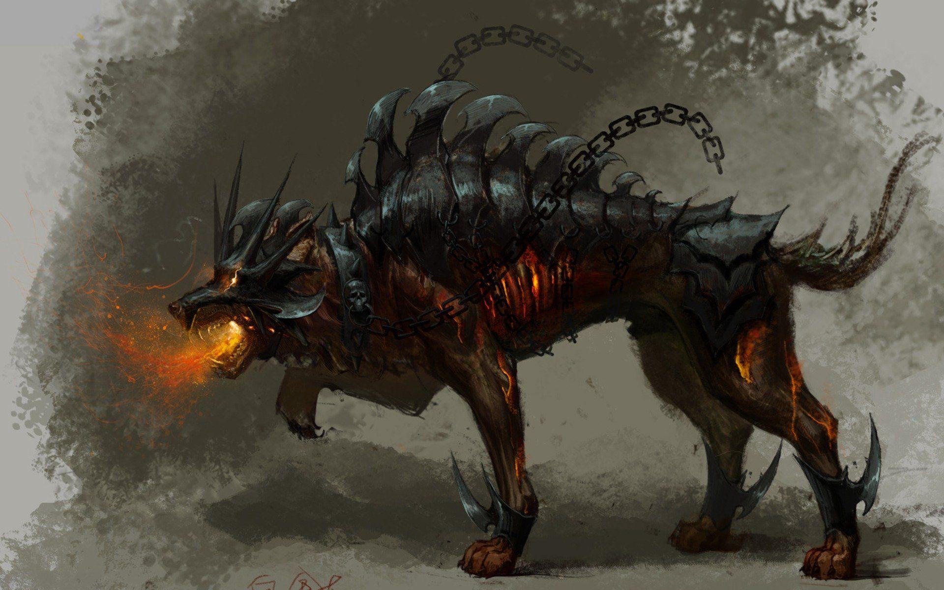 Demon Dogs Wallpapers - Top Free Demon Dogs Backgrounds - WallpaperAccess