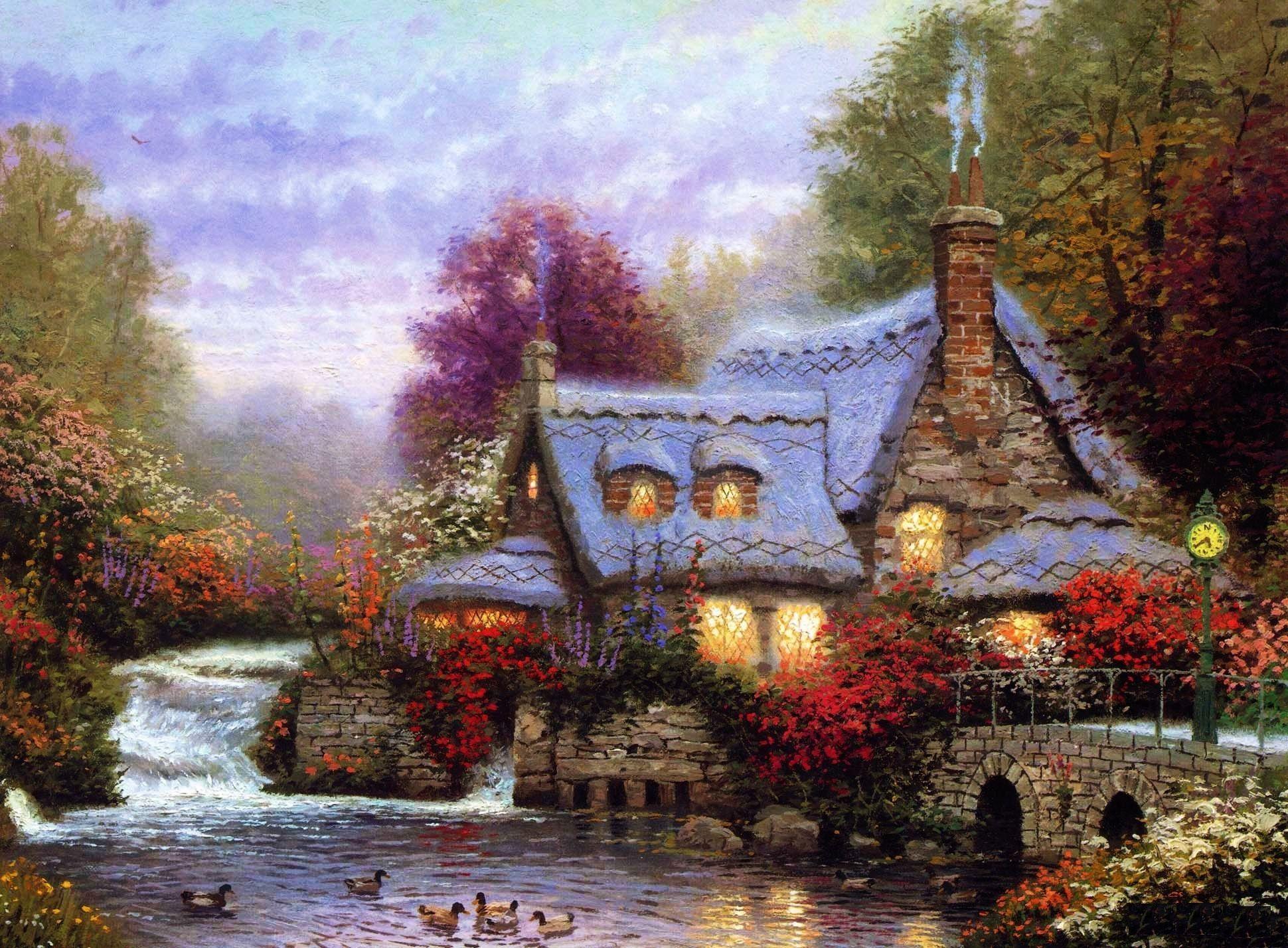 Beautiful Cottage Wallpapers - Top Free Beautiful Cottage Backgrounds ...