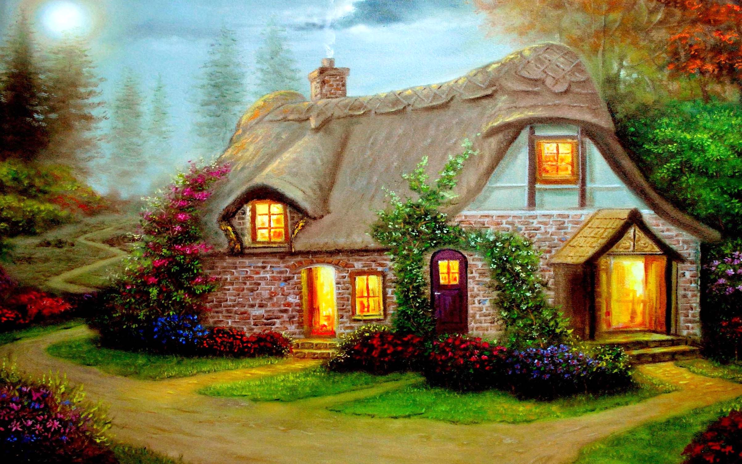 Beautiful Cottage Wallpapers - Top Free Beautiful Cottage Backgrounds ...