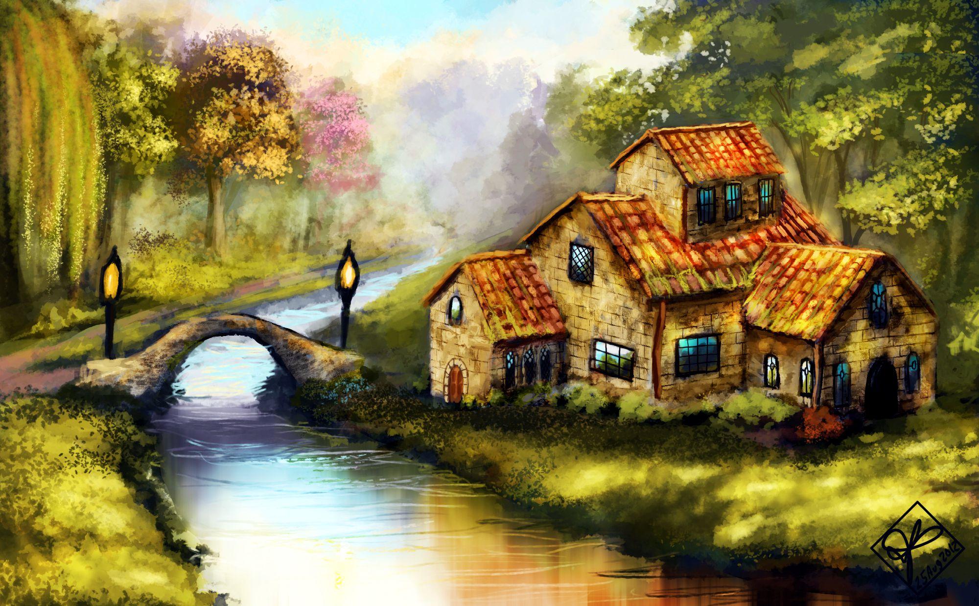 House Painting Wallpapers - Top Free House Painting Backgrounds ...