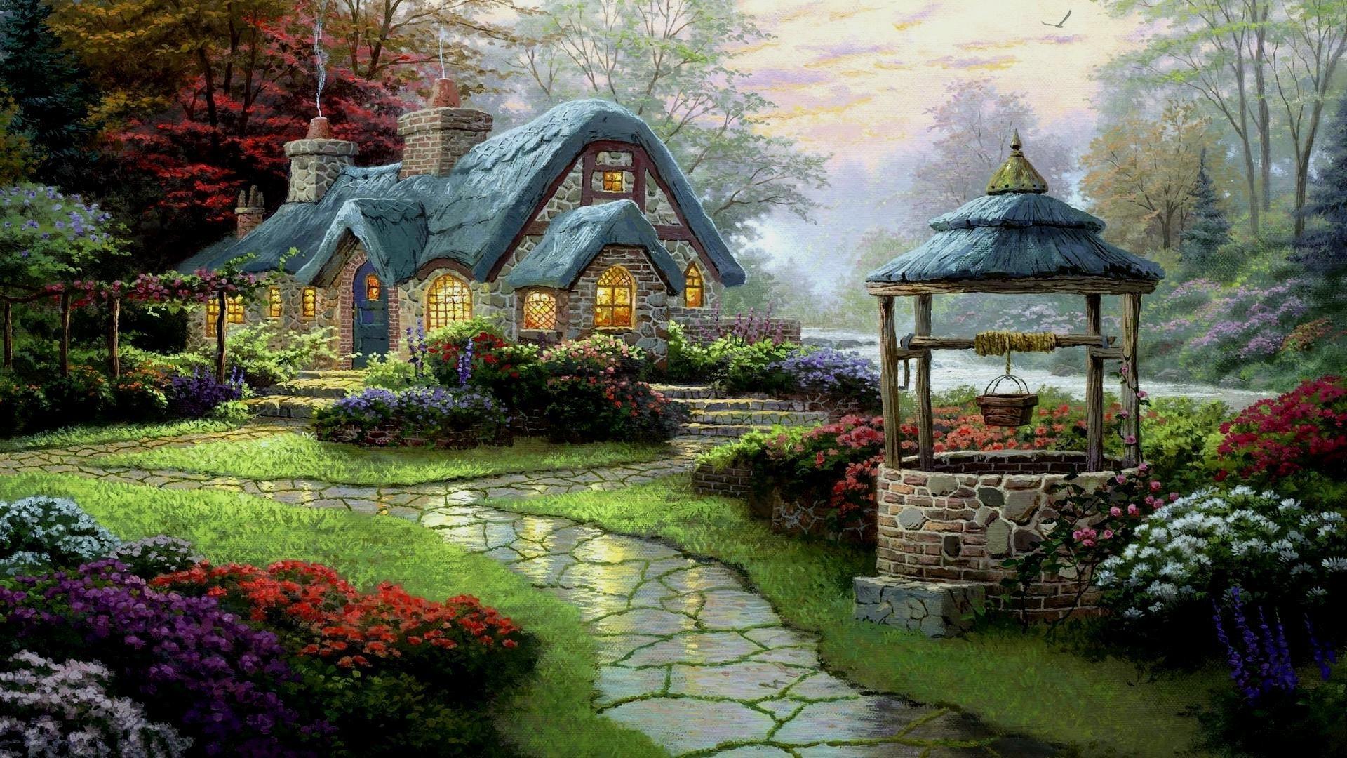 Beautiful Cottage Wallpapers - Top Free Beautiful Cottage Backgrounds ...
