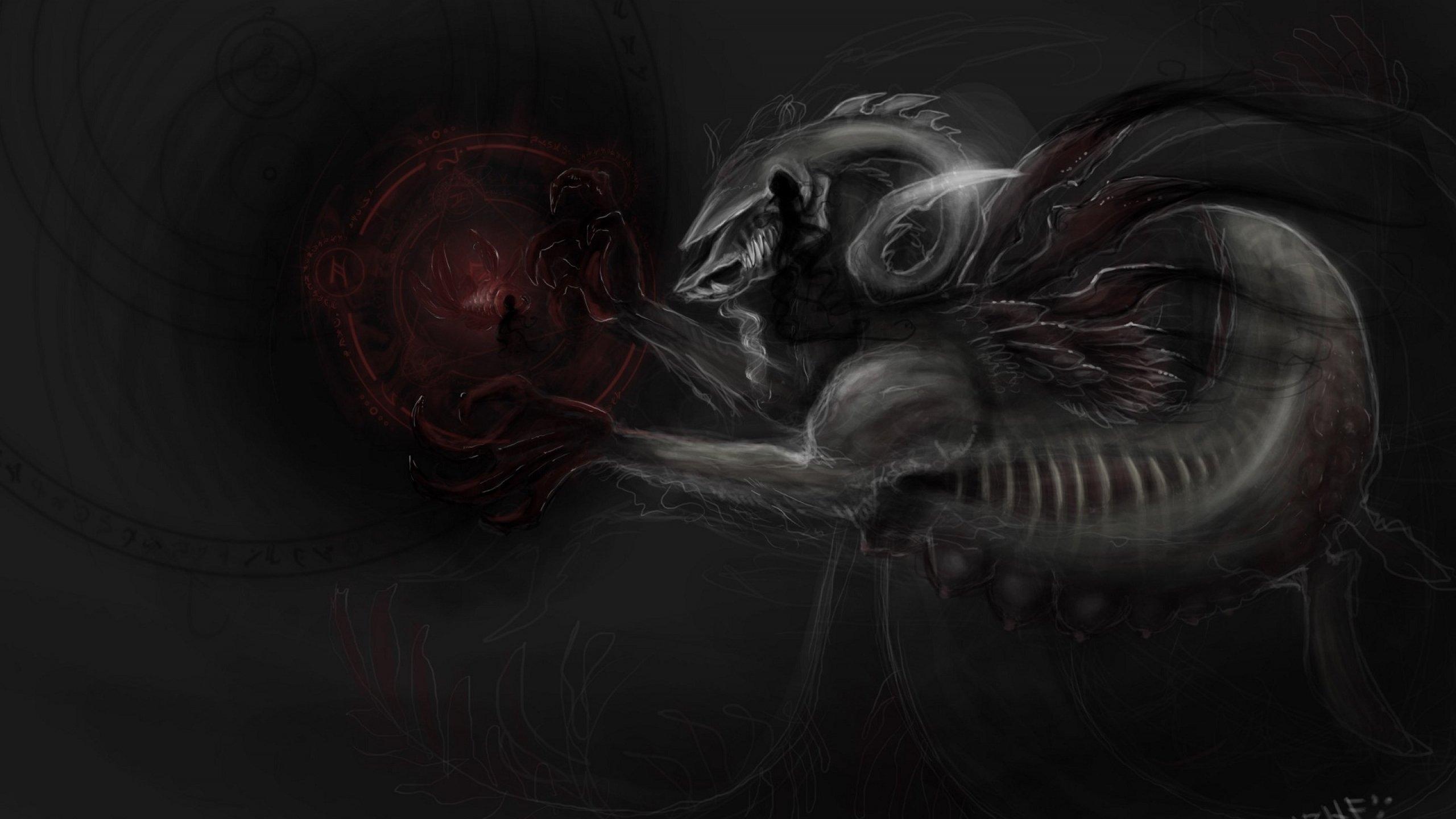 Evil Art Wallpapers - Top Free Evil Art Backgrounds - WallpaperAccess