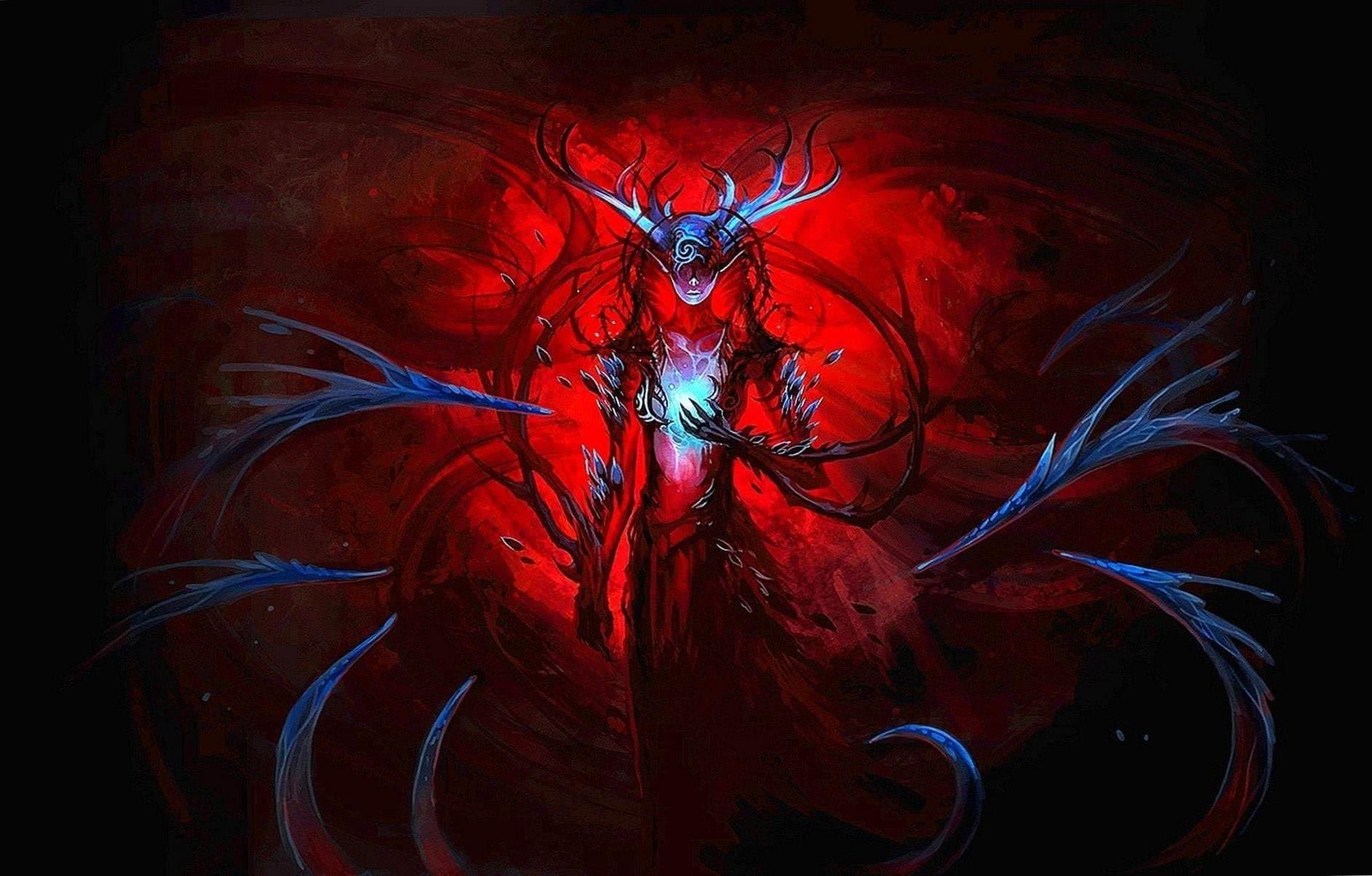 Red and Black Demon Wallpapers - Top Free Red and Black Demon ...