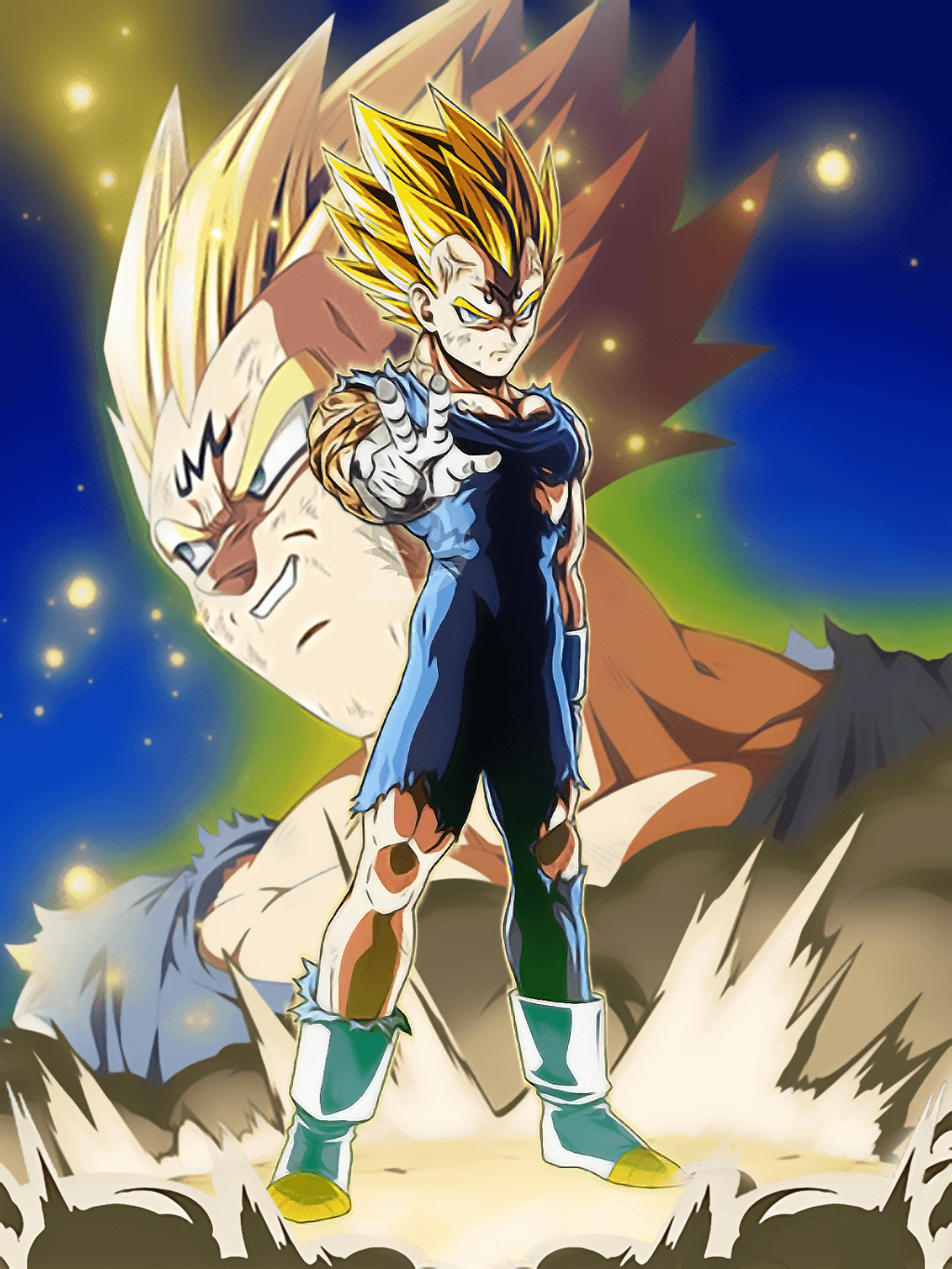 Cool Majin Vegeta Wallpapers - Top Free Cool Majin Vegeta Backgrounds ...