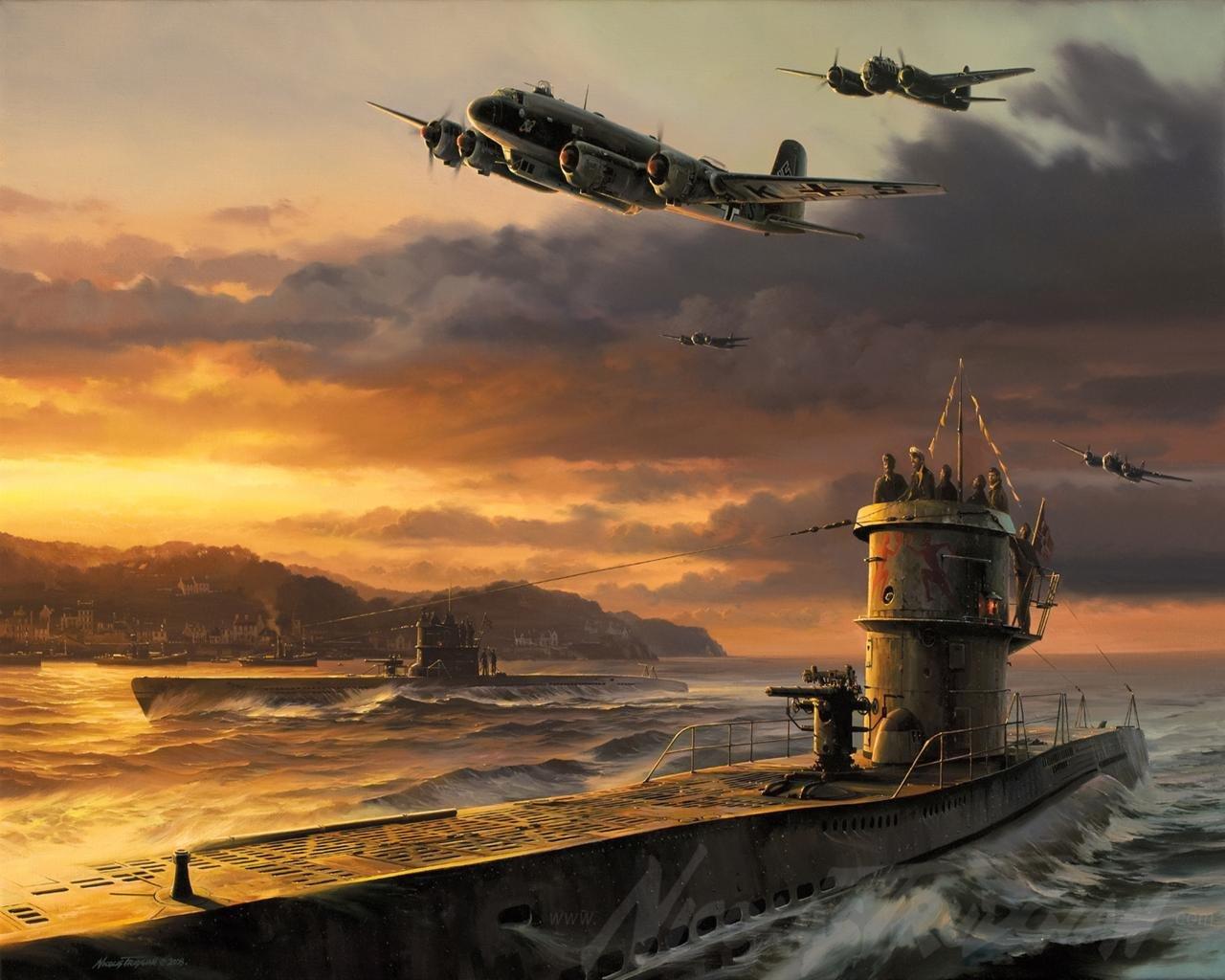 Submarine Art Wallpapers - Top Free Submarine Art Backgrounds ...