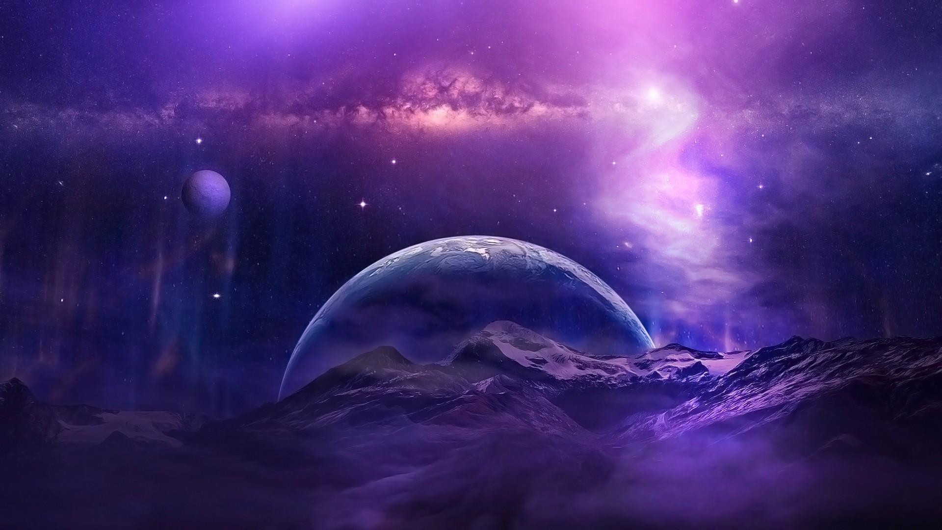 Moon and Galaxy Wallpapers - Top Free Moon and Galaxy Backgrounds ...