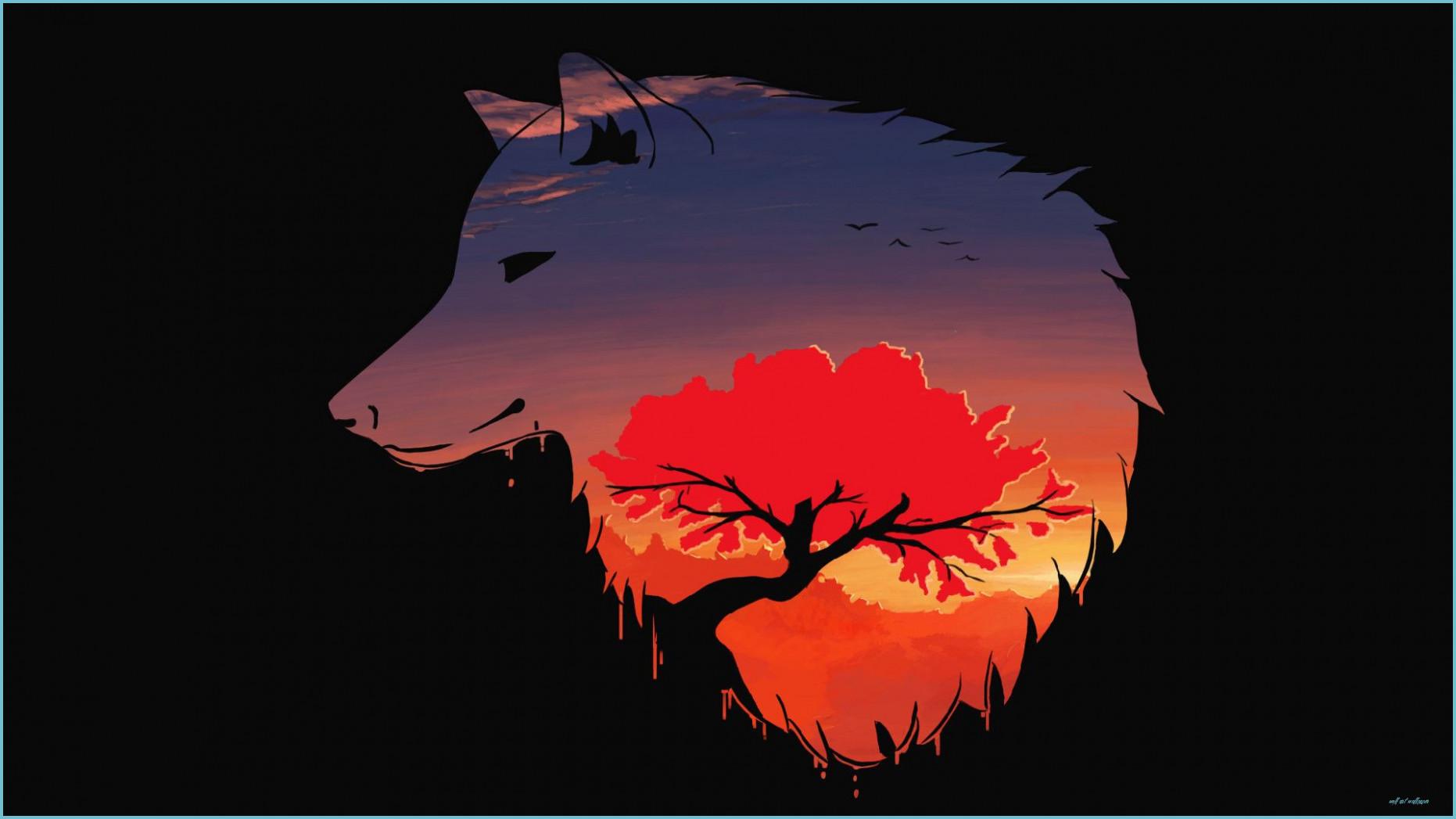 Cool Wolf Art Wallpapers - Top Free Cool Wolf Art Backgrounds ...