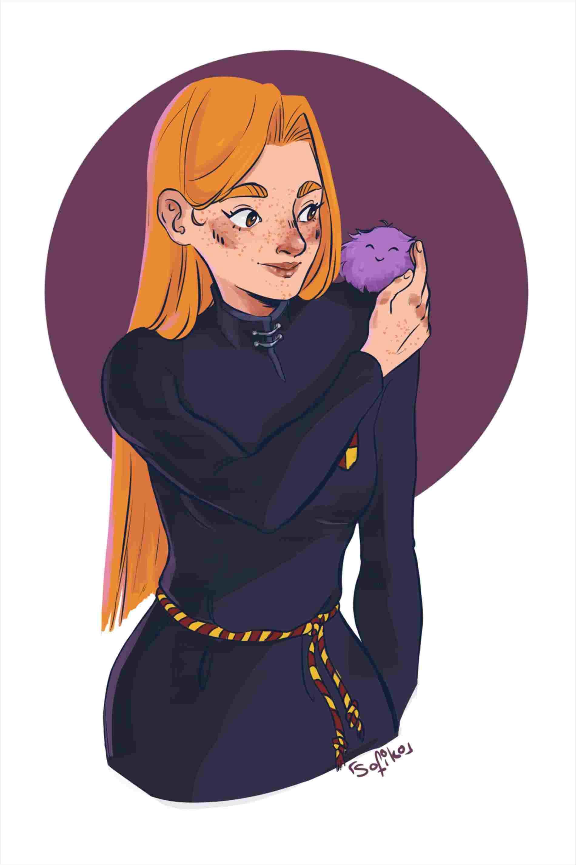 Ginny Weasley Cartoon Wallpapers - Top Free Ginny Weasley Cartoon ...