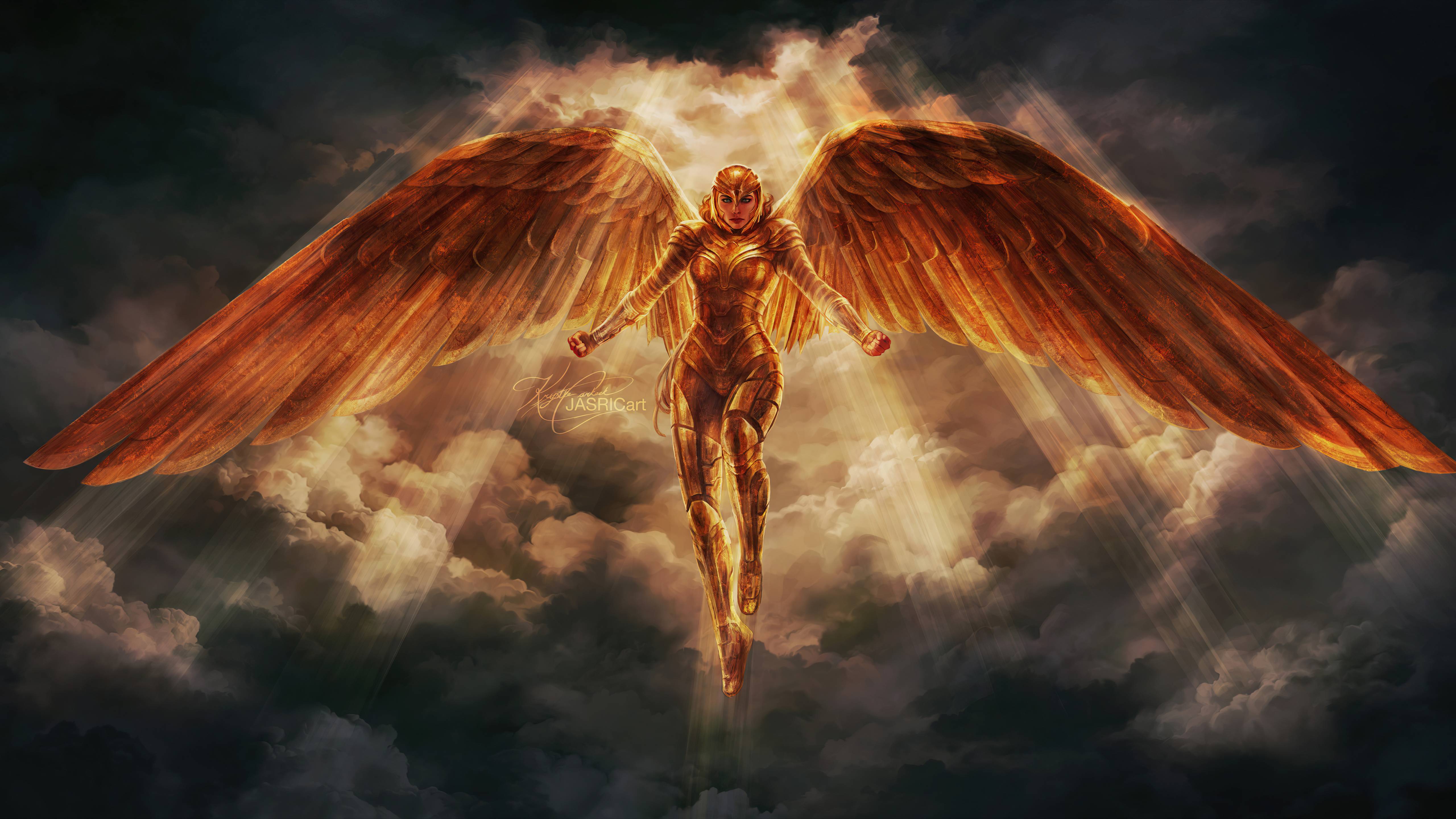 Gold Angel Wings Wallpapers - Top Free Gold Angel Wings Backgrounds ...