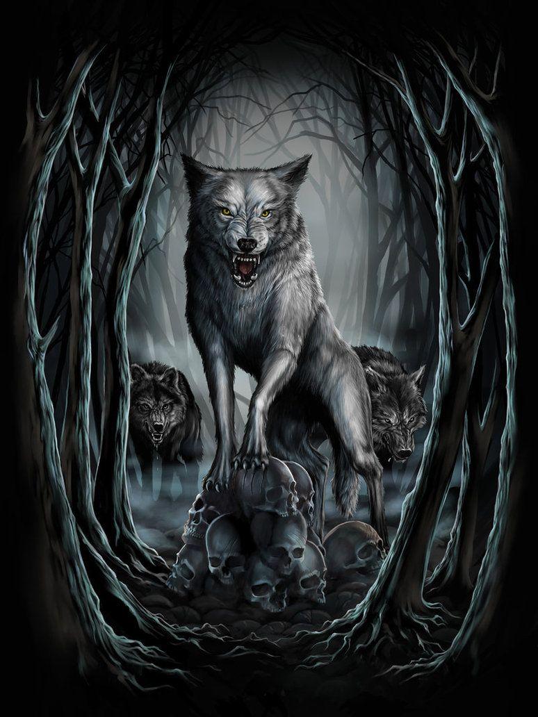 Gothic Wolf Wallpapers - Top Free Gothic Wolf Backgrounds - WallpaperAccess