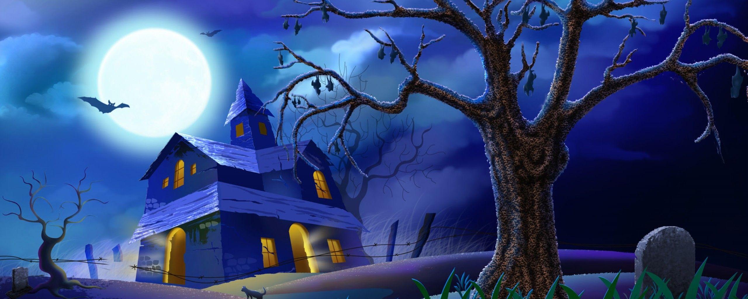 Halloween Dual Monitor Wallpapers - Top Free Halloween Dual Monitor ...