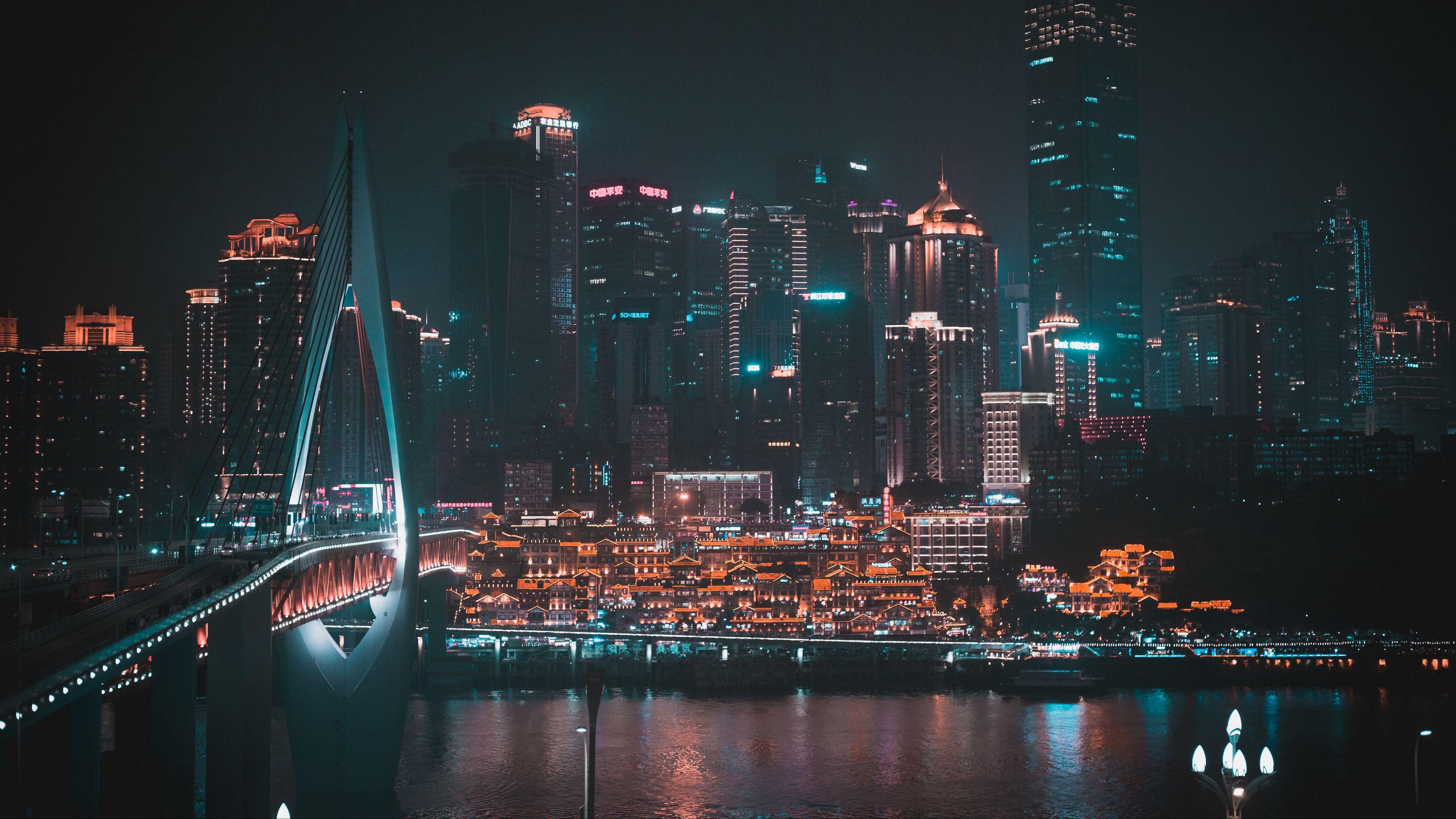 Skyscraper Night Wallpapers - Top Free Skyscraper Night Backgrounds ...