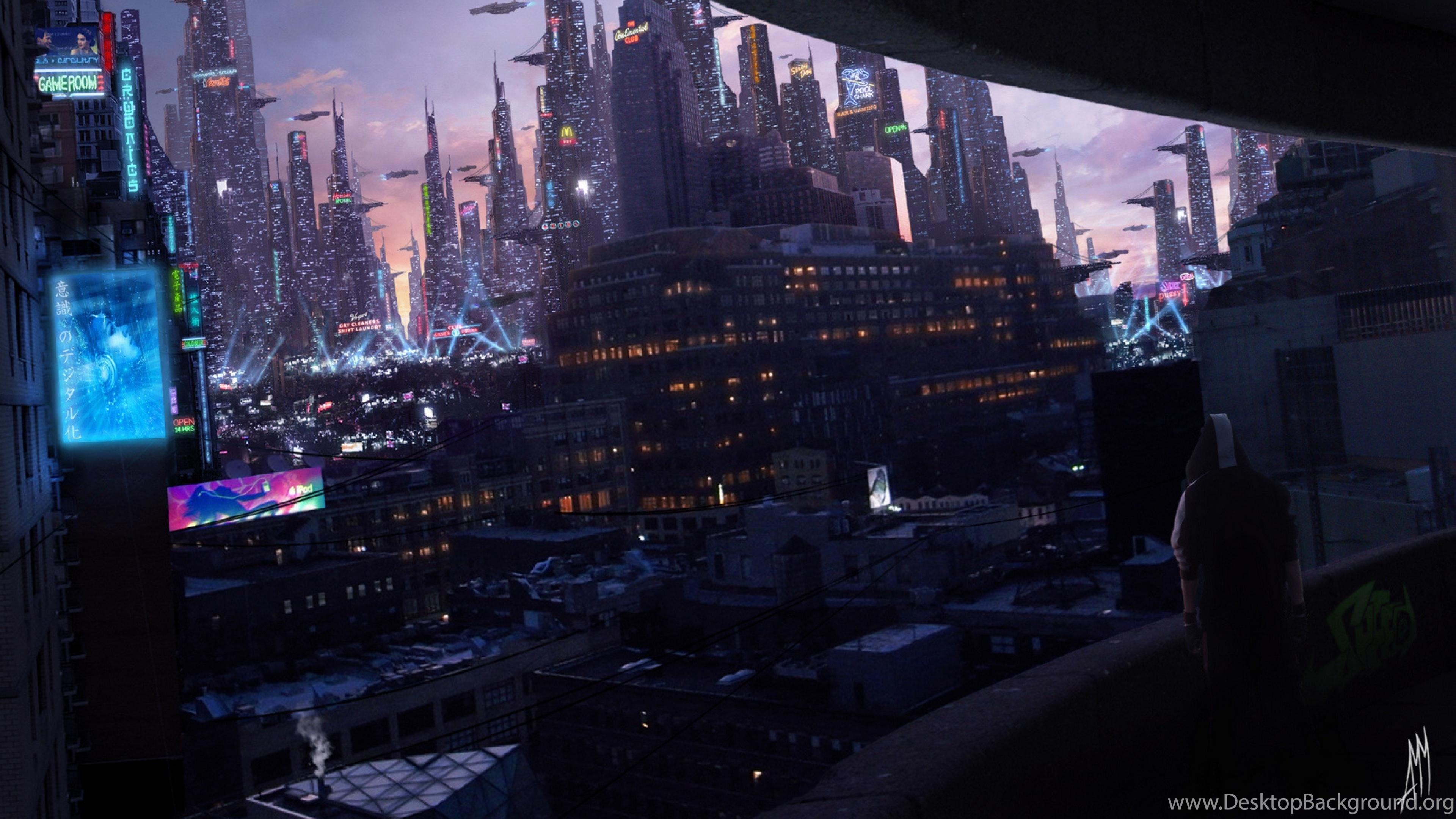 Cyberpunk City 4k Wallpapers - Top Free Cyberpunk City 4k Backgrounds ...