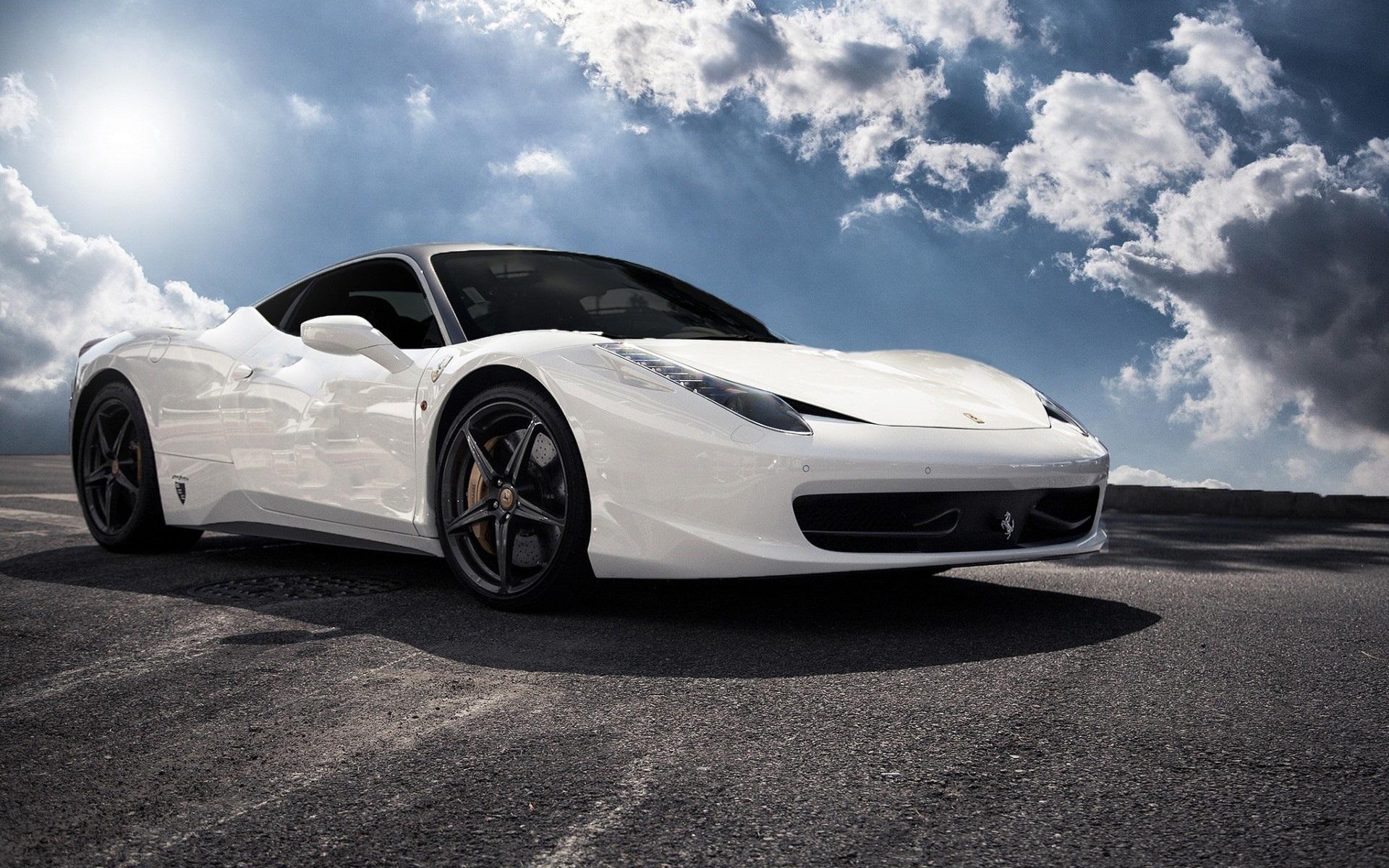 White Ferrari Desktop Wallpapers - Top Free White Ferrari Desktop ...