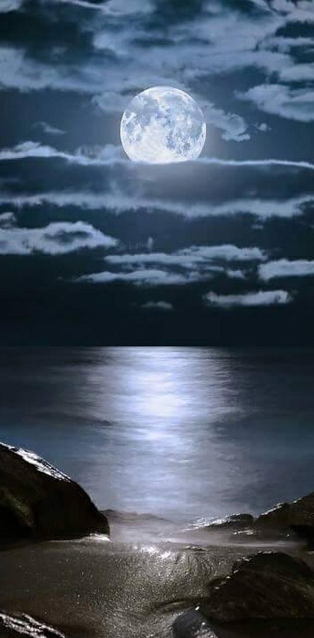 Sea Moon Wallpapers - Top Free Sea Moon Backgrounds - WallpaperAccess