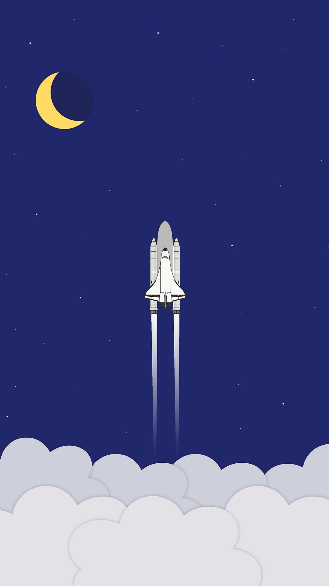 Rocket Minimal Wallpapers - Top Free Rocket Minimal Backgrounds ...
