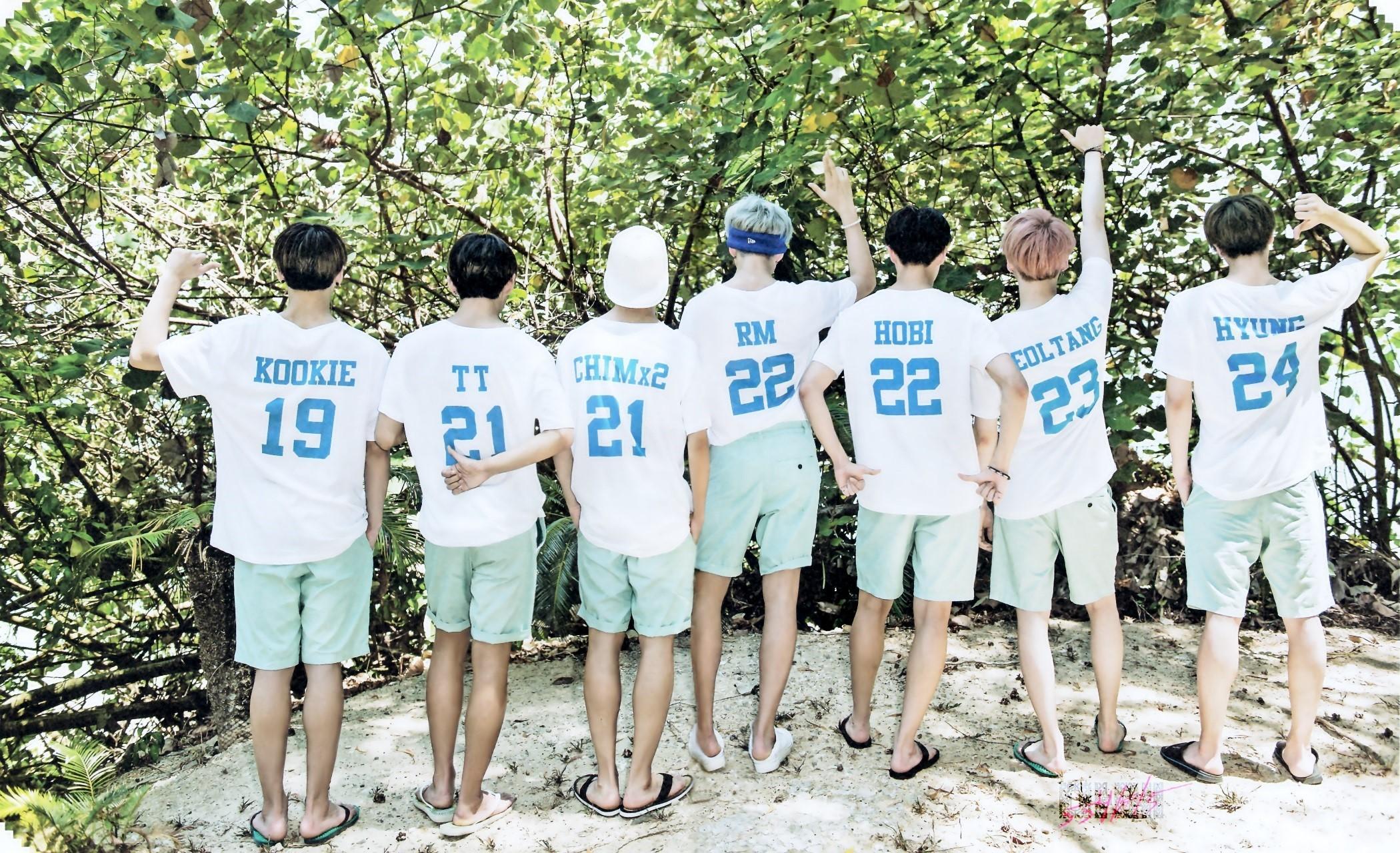 Cute BTS Summer Desktop Wallpapers - Top Free Cute BTS Summer Desktop ...