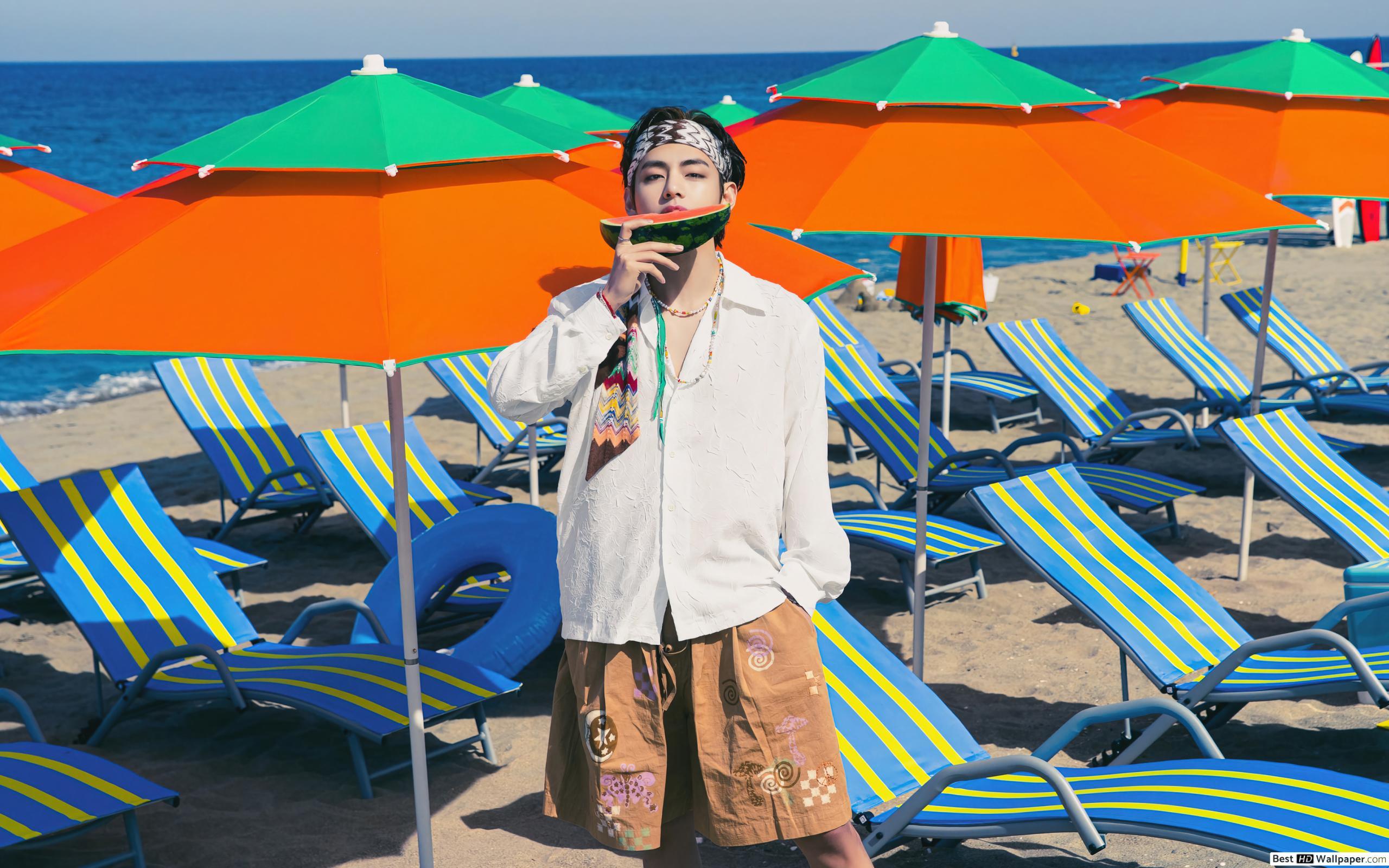 Cute BTS Summer Desktop Wallpapers - Top Free Cute BTS Summer Desktop ...