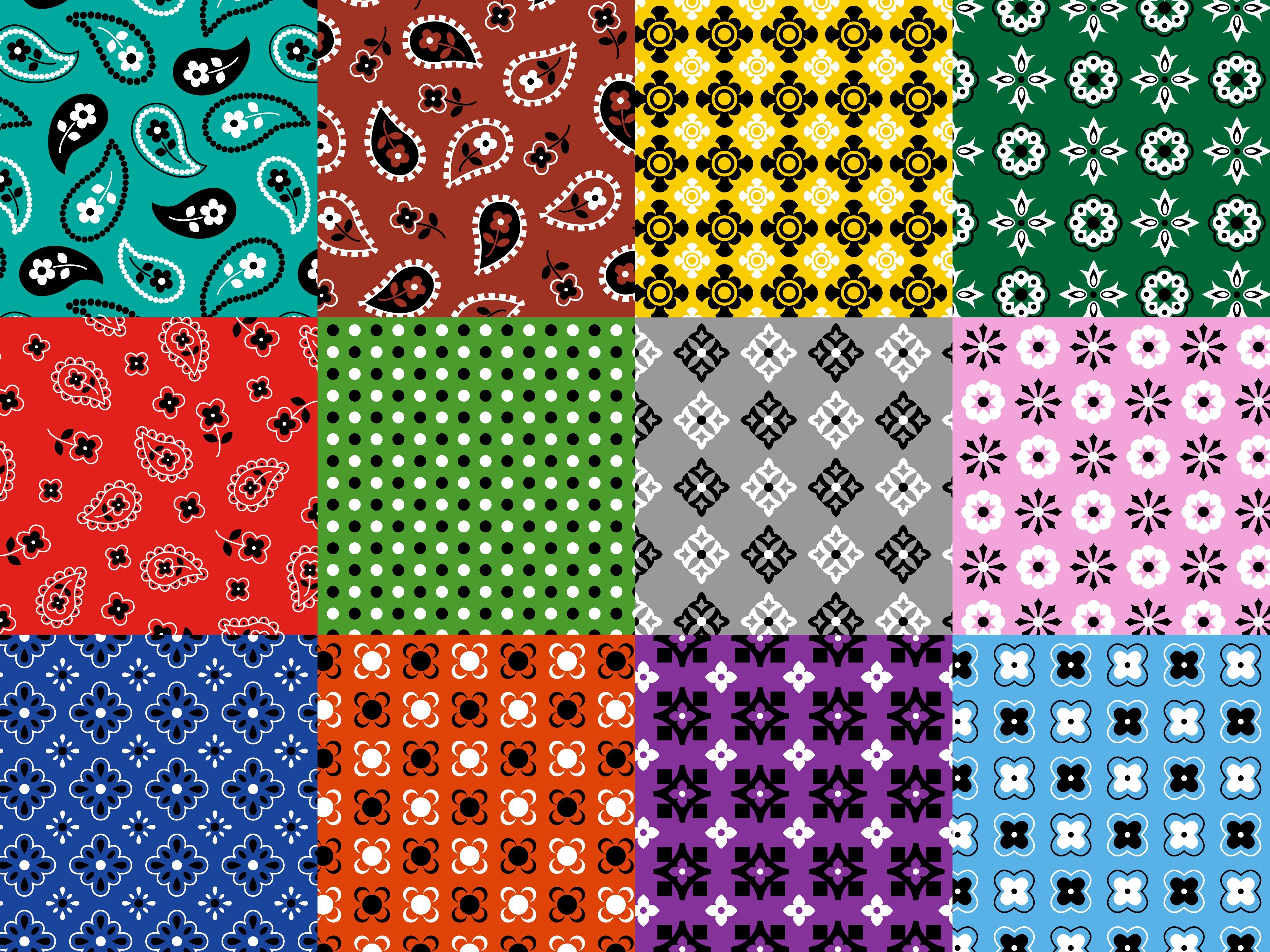 Bandana Pattern Wallpapers - Top Free Bandana Pattern Backgrounds ...