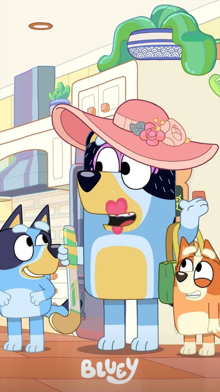 Bluey Cartoon Wallpapers - Top Free Bluey Cartoon Backgrounds ...