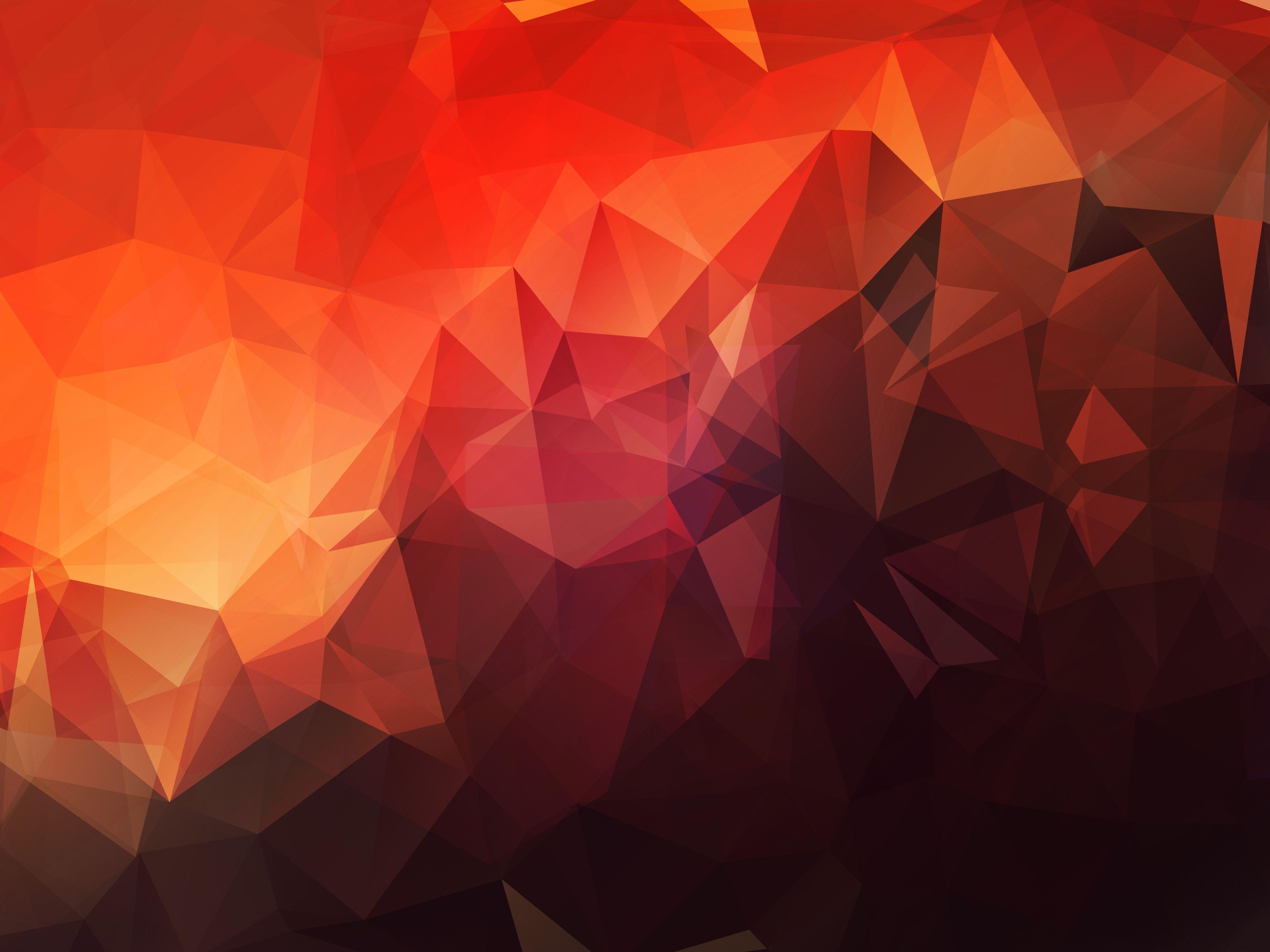 Orange Polygon Wallpapers - Top Free Orange Polygon Backgrounds ...
